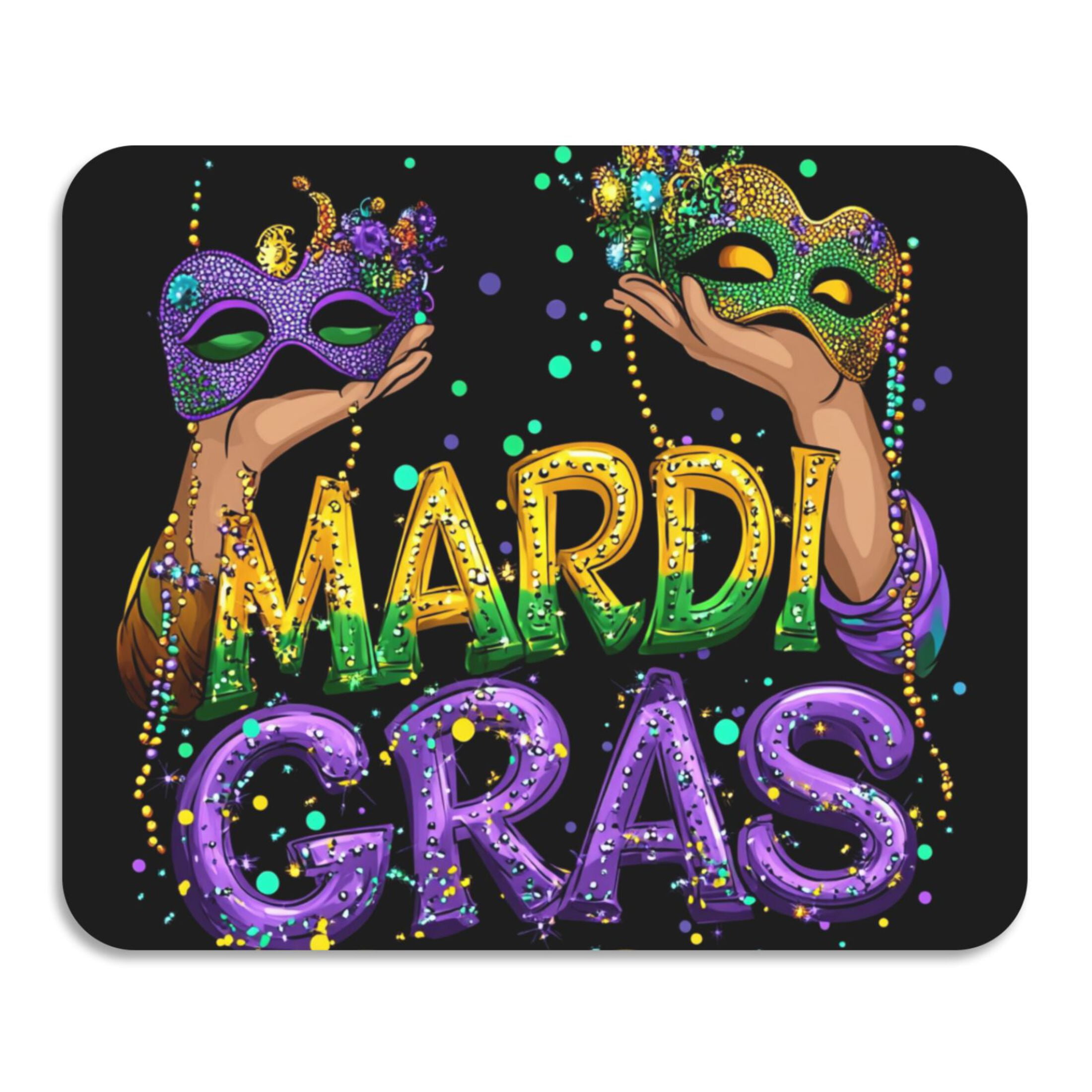 Mardi Gras 2025 Diatomite Dish Drying Mat Drain Pad for Kitchen Sink ...