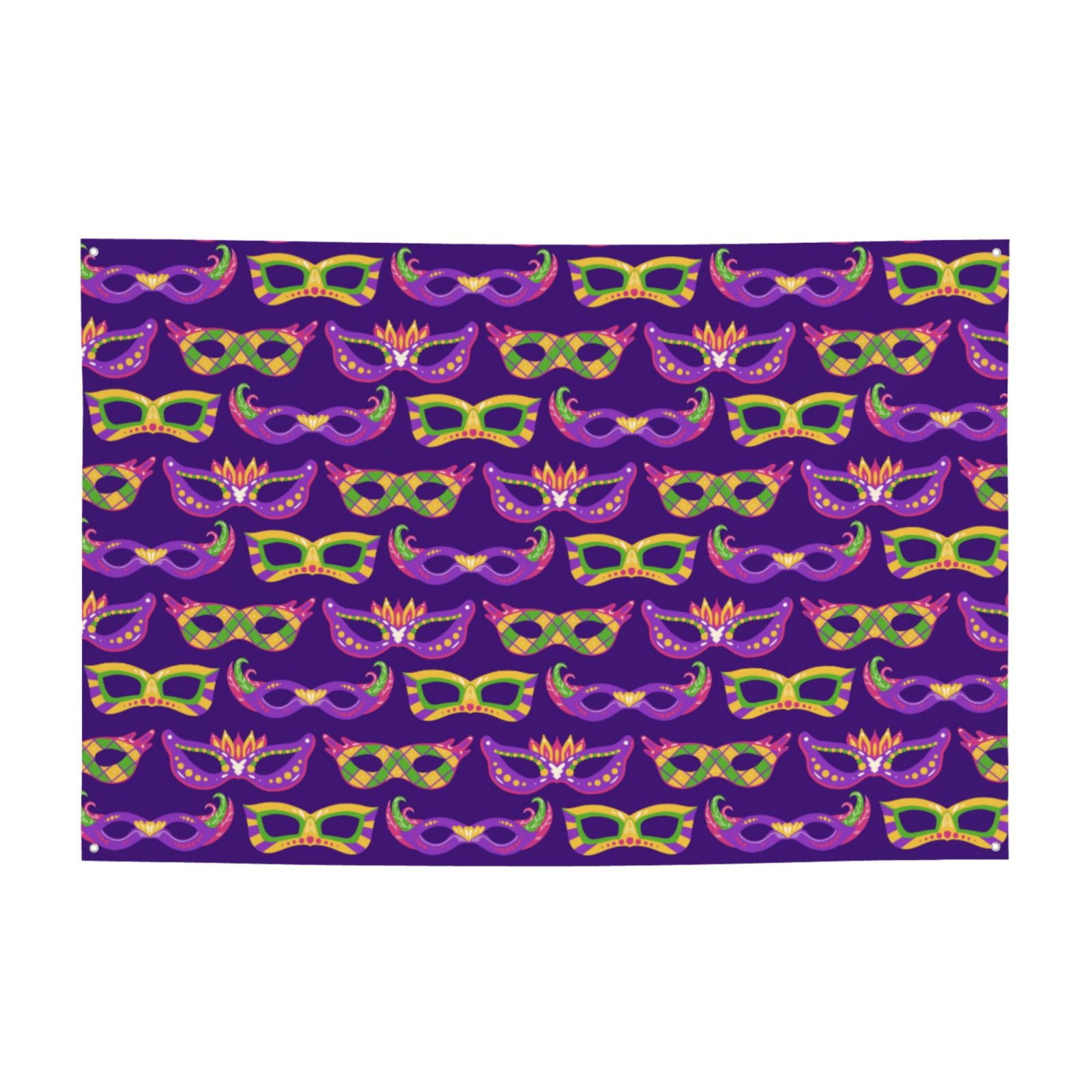 Mardi Gras Banner Backdrop Porch Sign 47 x 71 Inches Holiday Banners ...