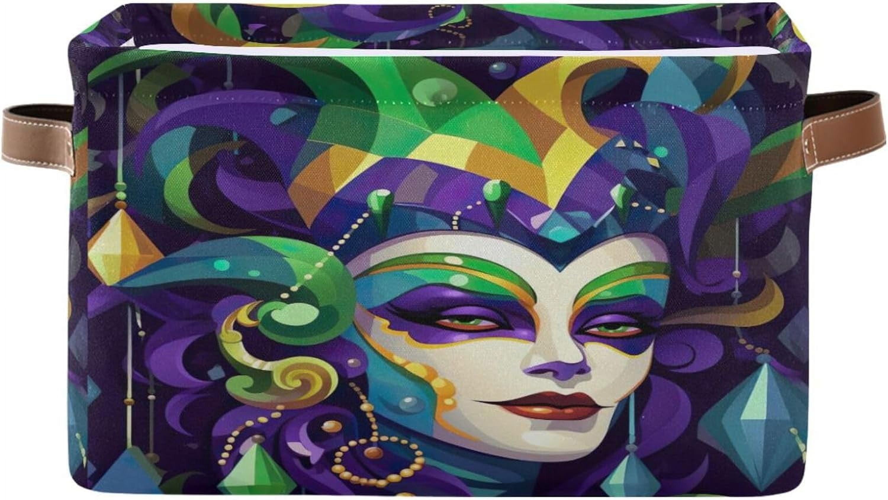 Mardi Gras Carnival Mask Large Storage Basket 1PCS,Cute Koala ...