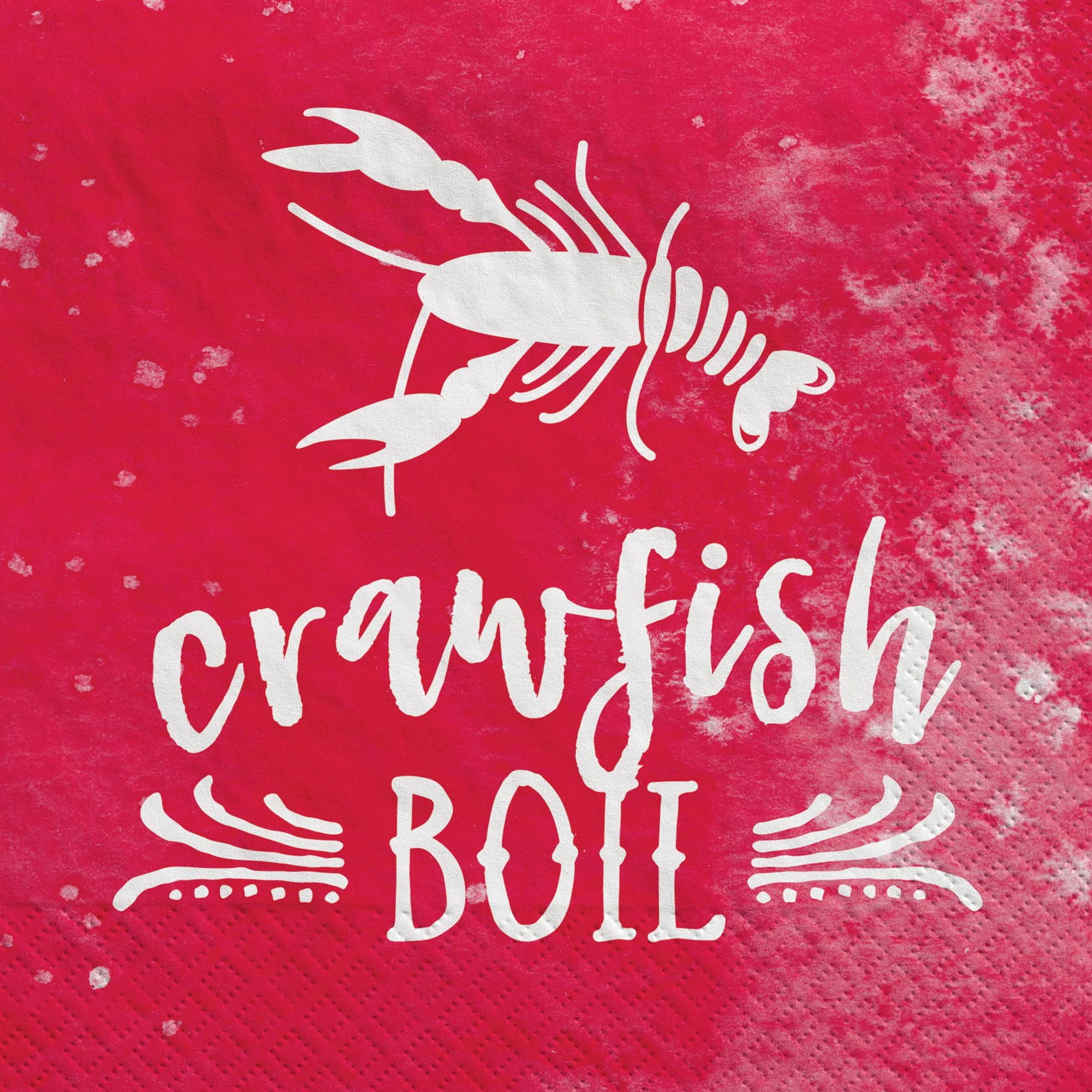 Mardi Gras Crawfish Boil Luncheon Napkins 40 Ct - Walmart.com