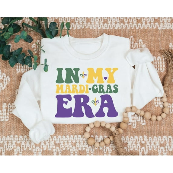 It is My Mardi Gras Era Sweatshirt, Women Men Mardi Gras Pullover ...
