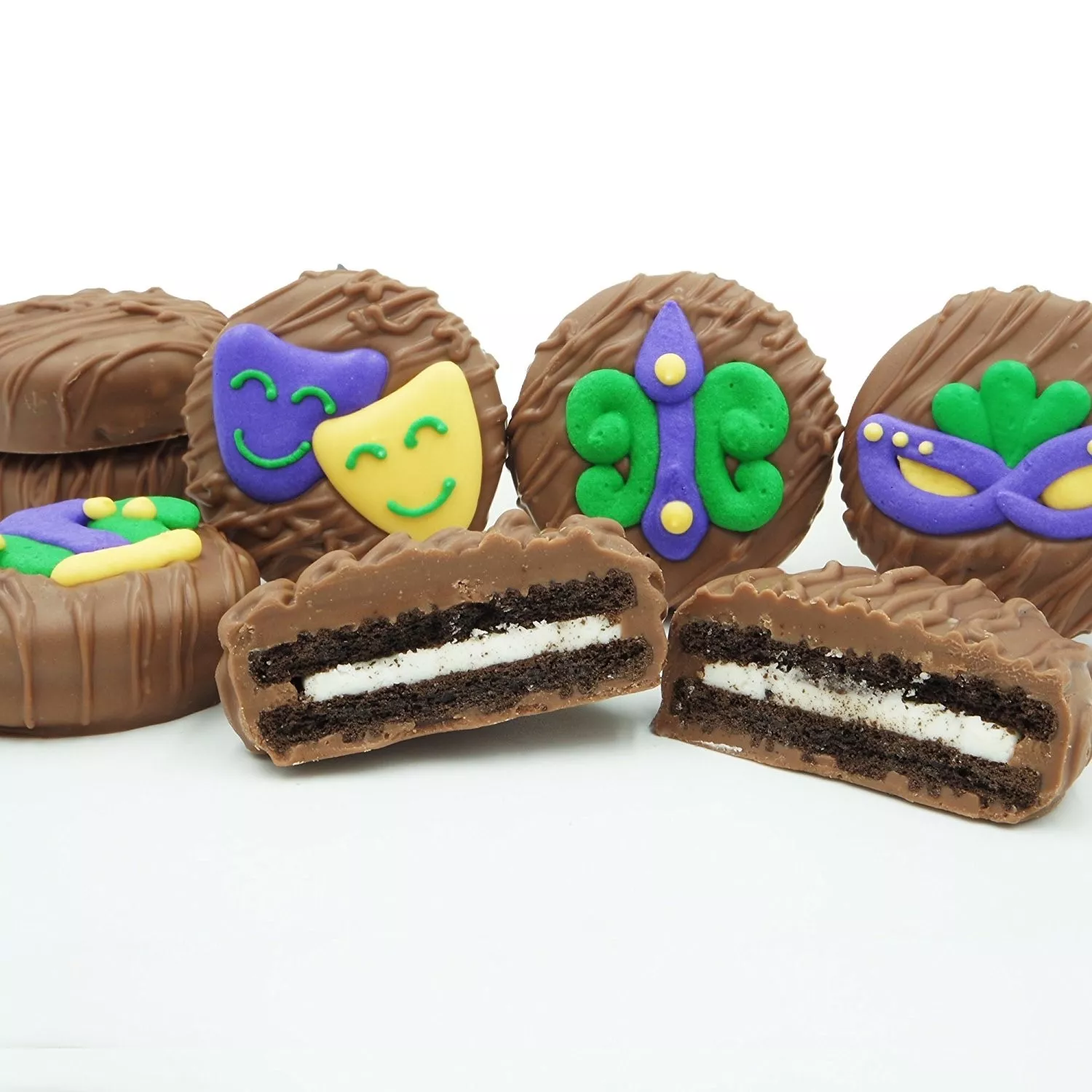 Mardi Gras Cookies