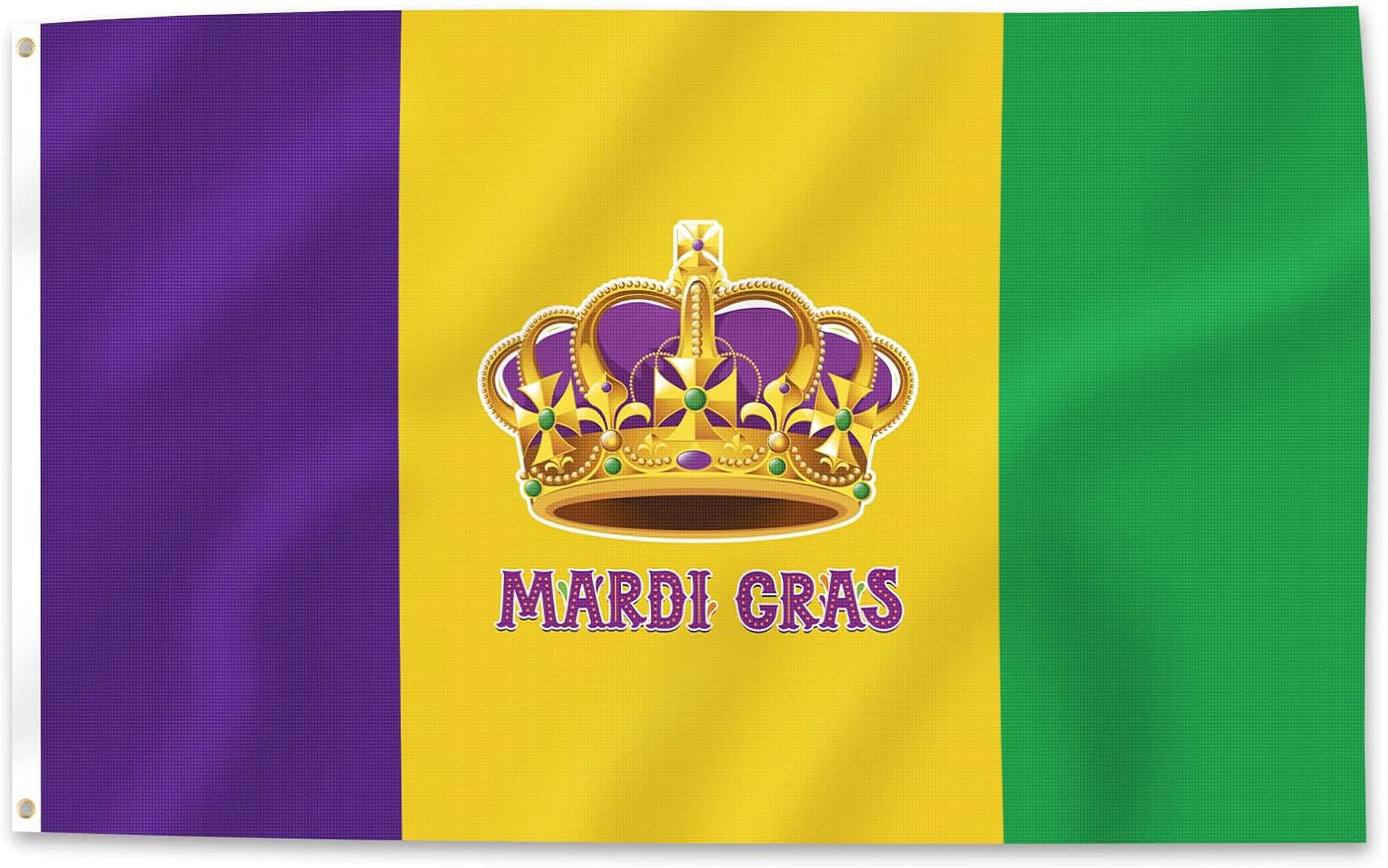 Mardi Gras Flag Carnival Garden Banner Outdoor Decoration, Yard Flags ...