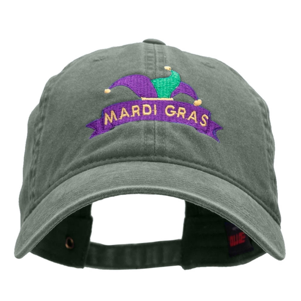 Mardi Gras Jester Hat Washed Solid Pigment Dyed Cotton Twill Brass ...