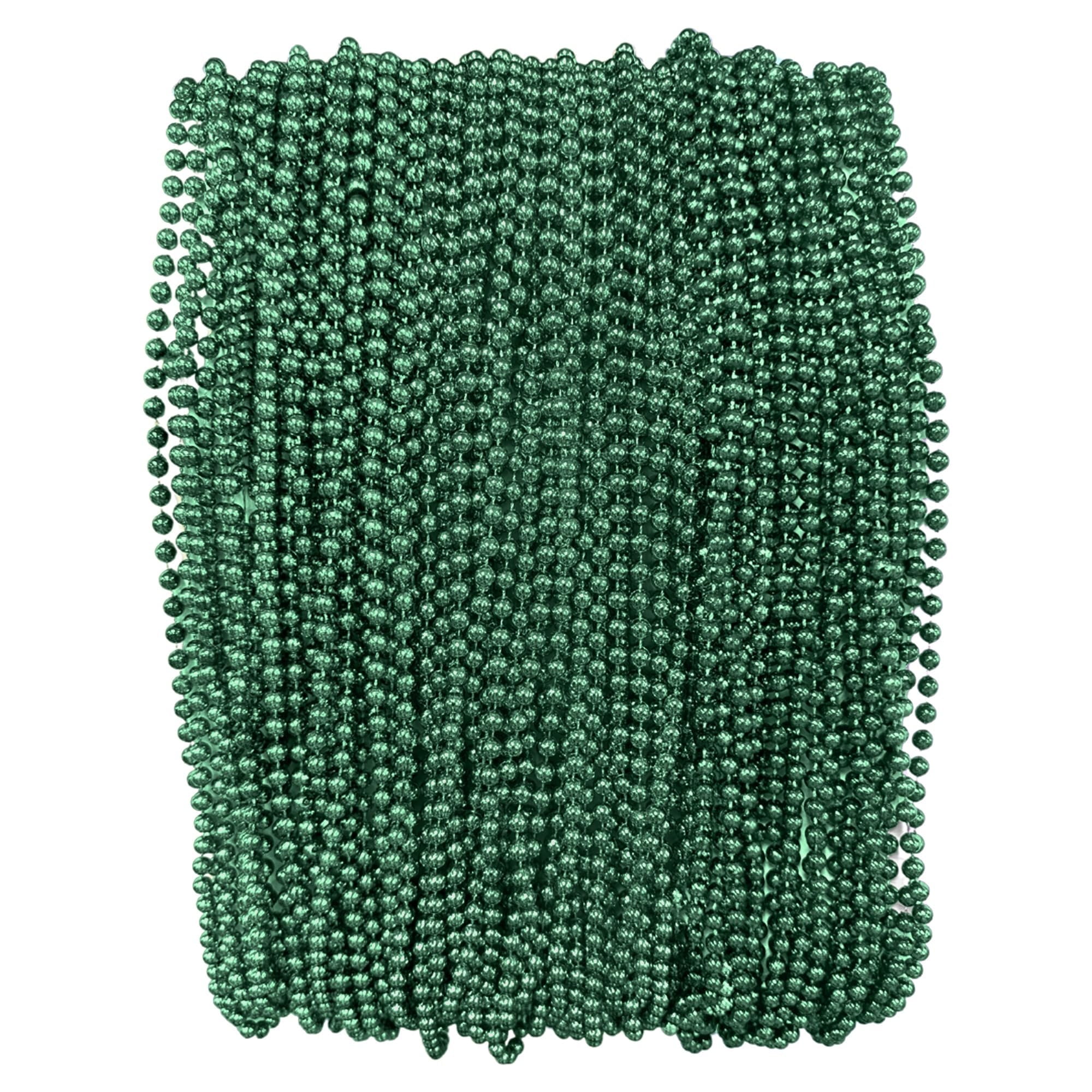 Mardi Gras Krewe Green Mardi Gras Beads 33 Inch 72 Necklaces - Walmart.com