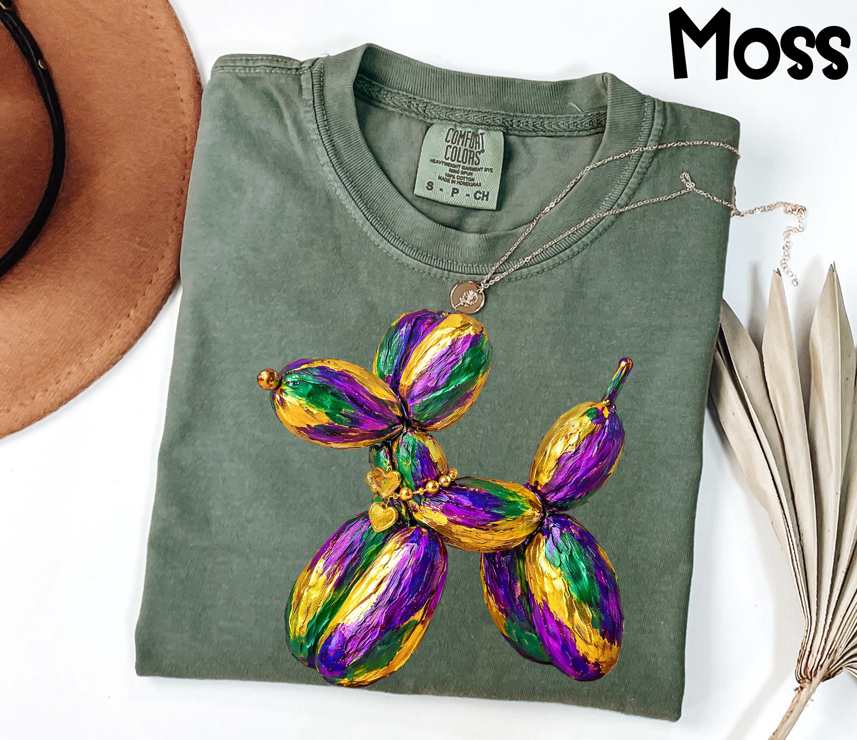 Mardi Gras Shirt, Balloon Dog Tee, Fat Tuesday T-Shirt, New Orleans ...