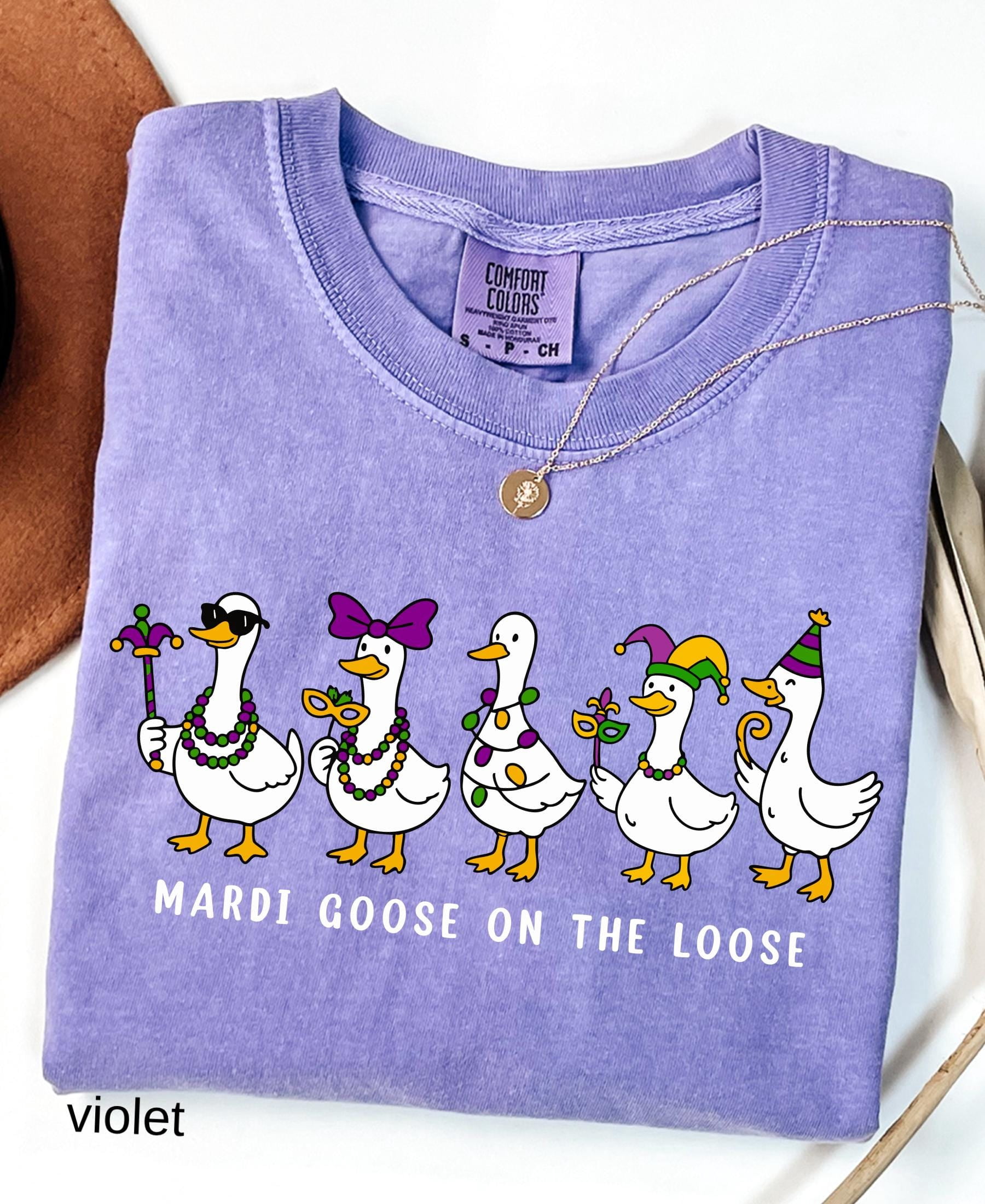 Mardi Gras Silly Goose Shirt: 2026 Coquette Louisiana Festival Celebration Apparel - Walmart.com