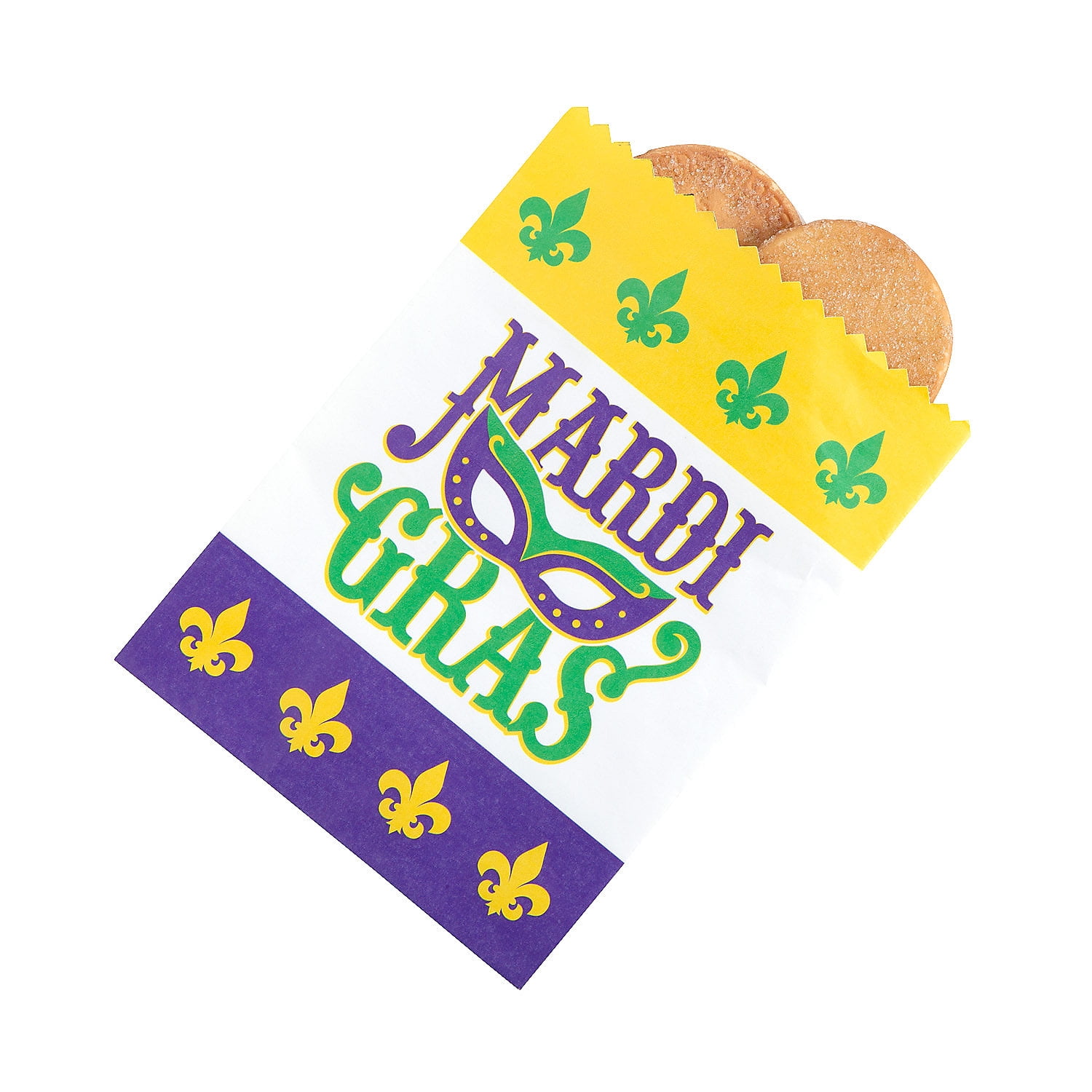 Mardi Gras Treat Bags - 50 Pieces - Walmart.com