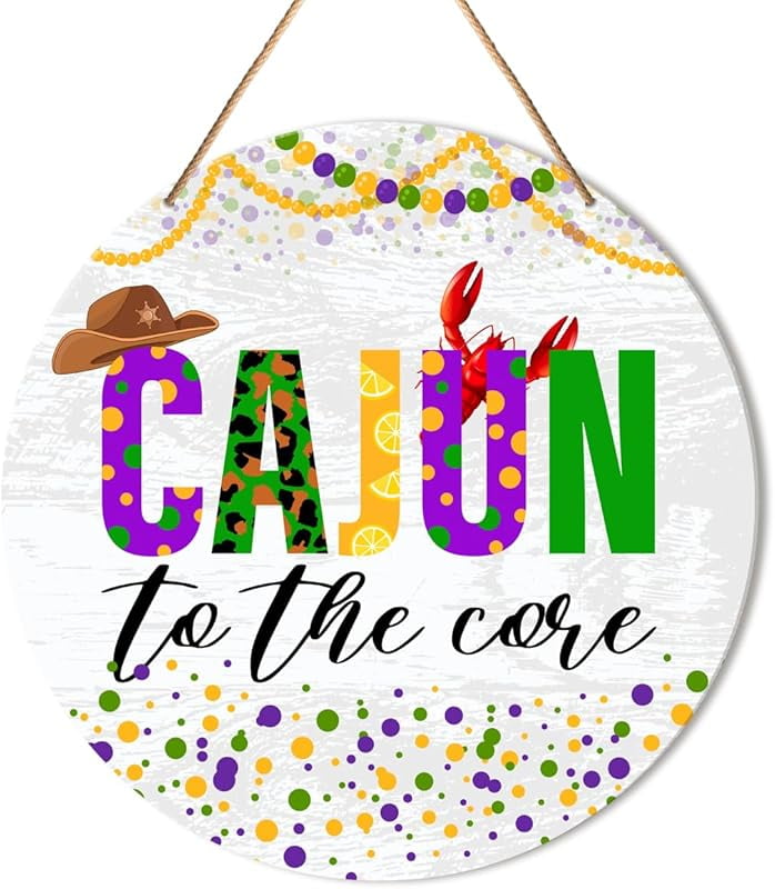 Mardi Gras Wall Decor, Mardi Gras Hanging Sign New Orleans Carnival ...