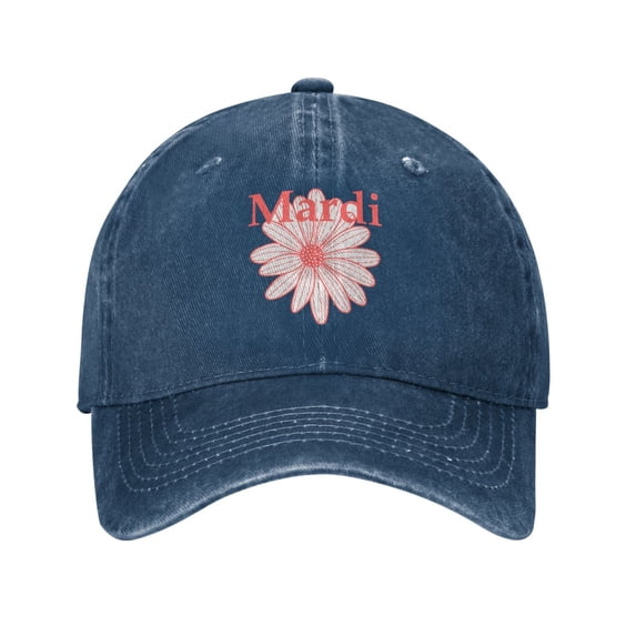 Mardi Mercredi Adult Adjustable Classic Washed Casquette Cap Hat ...