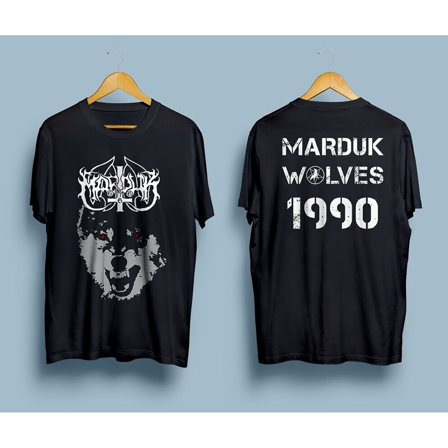 Marduk Swedish Black Metal Band Wolves T-Shirt - Walmart.com