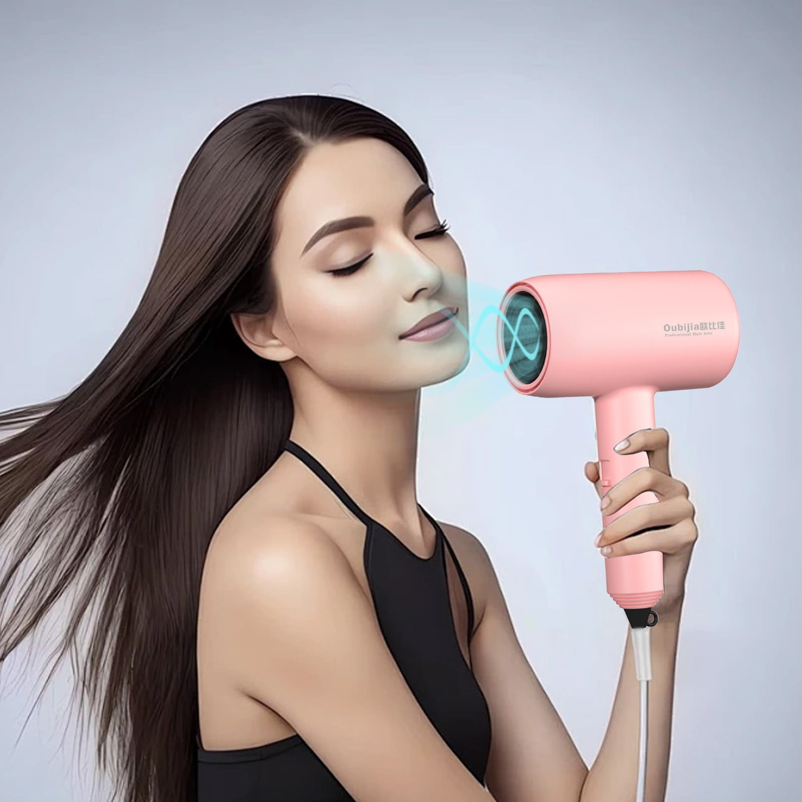 Mareep Home Blue Power Hair Dryer, Hot and Cold Wind Mode, Hair Dryer ...
