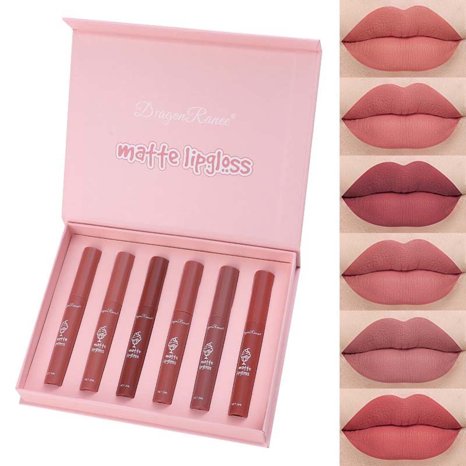 Mareep Lip Gloss Set 6 Pcs,Hydrating Lip Oil Lip Gloss,Lipg Loss Lipoil ...