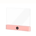 Mareep Pink LED Transparent Book Light Smart Flat Panel Reading Lamp ...