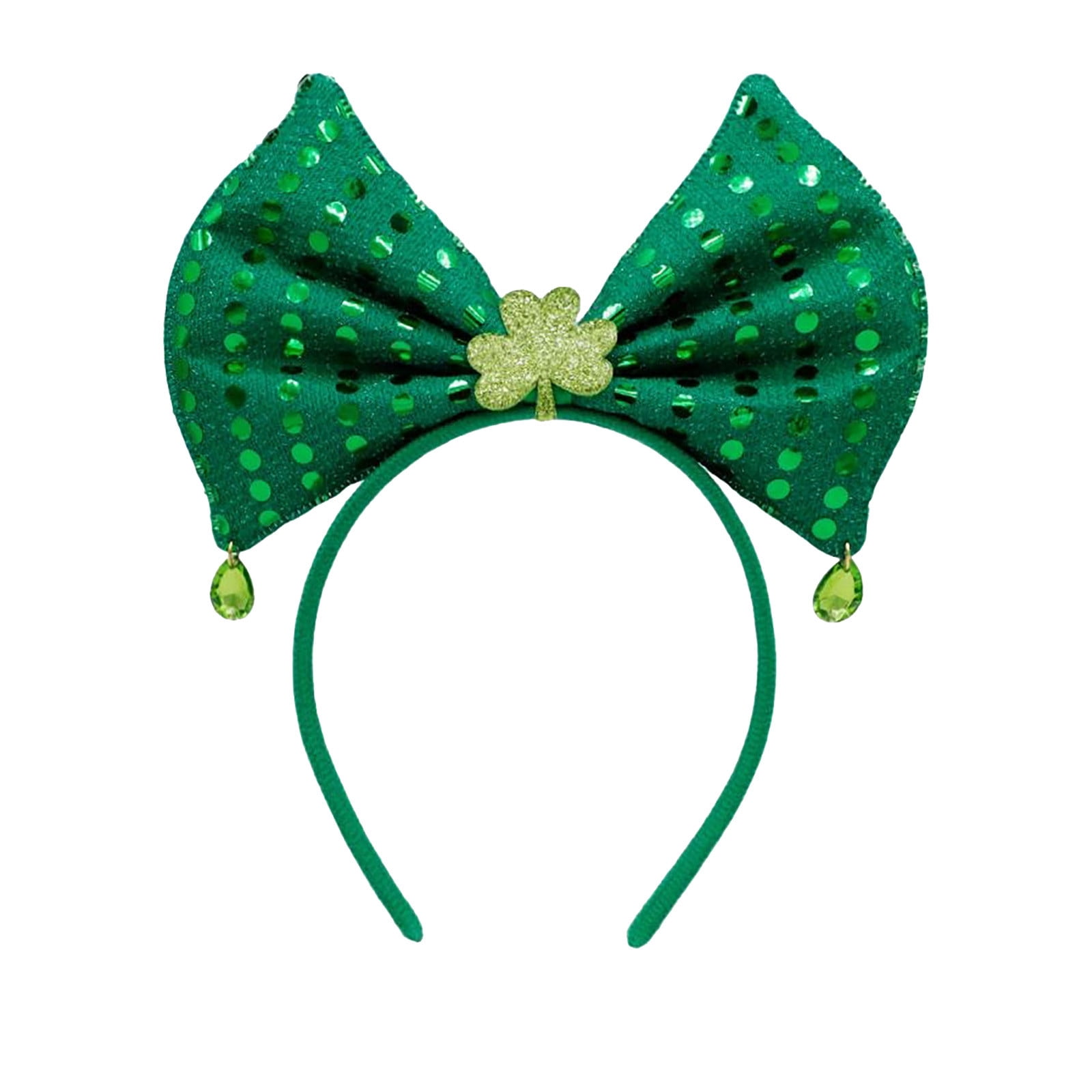 Tuscom St. Patrick's Day Headband with Shamrocks, Green Irish Festival ...