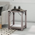 Marella Modern Farmhouse End Table - Engineered Wood Construction in ...