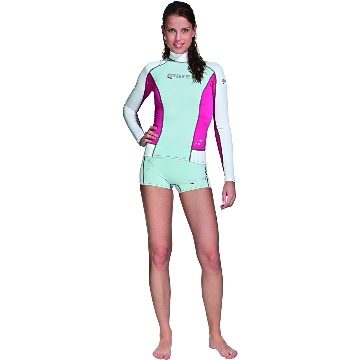 Mares Women's She Dives Trilastic Long Sleeve Rash Guard - Size 10 ...