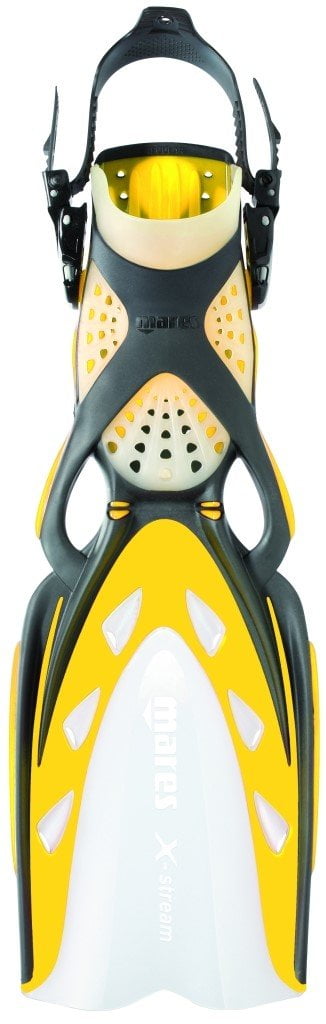 Mares X-Stream Fins w/ Bungee Straps - X-Large - Yellow - Walmart.com