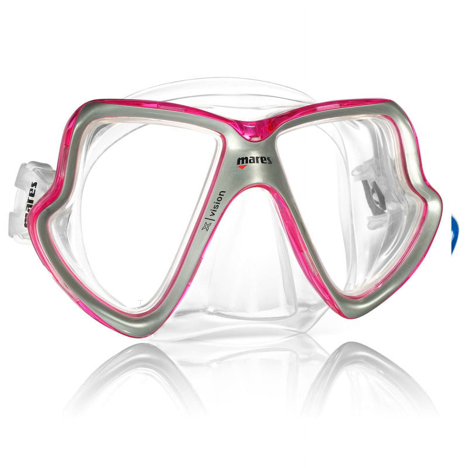 Mares X-Vision Mid Mask for Scuba Diving and Snorkeling - Pink ...