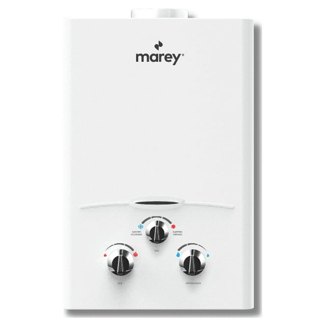 Marey GA5FNG 1.32 GPM 34,120 BTU's NG Gas Flow activated GasTankless ...
