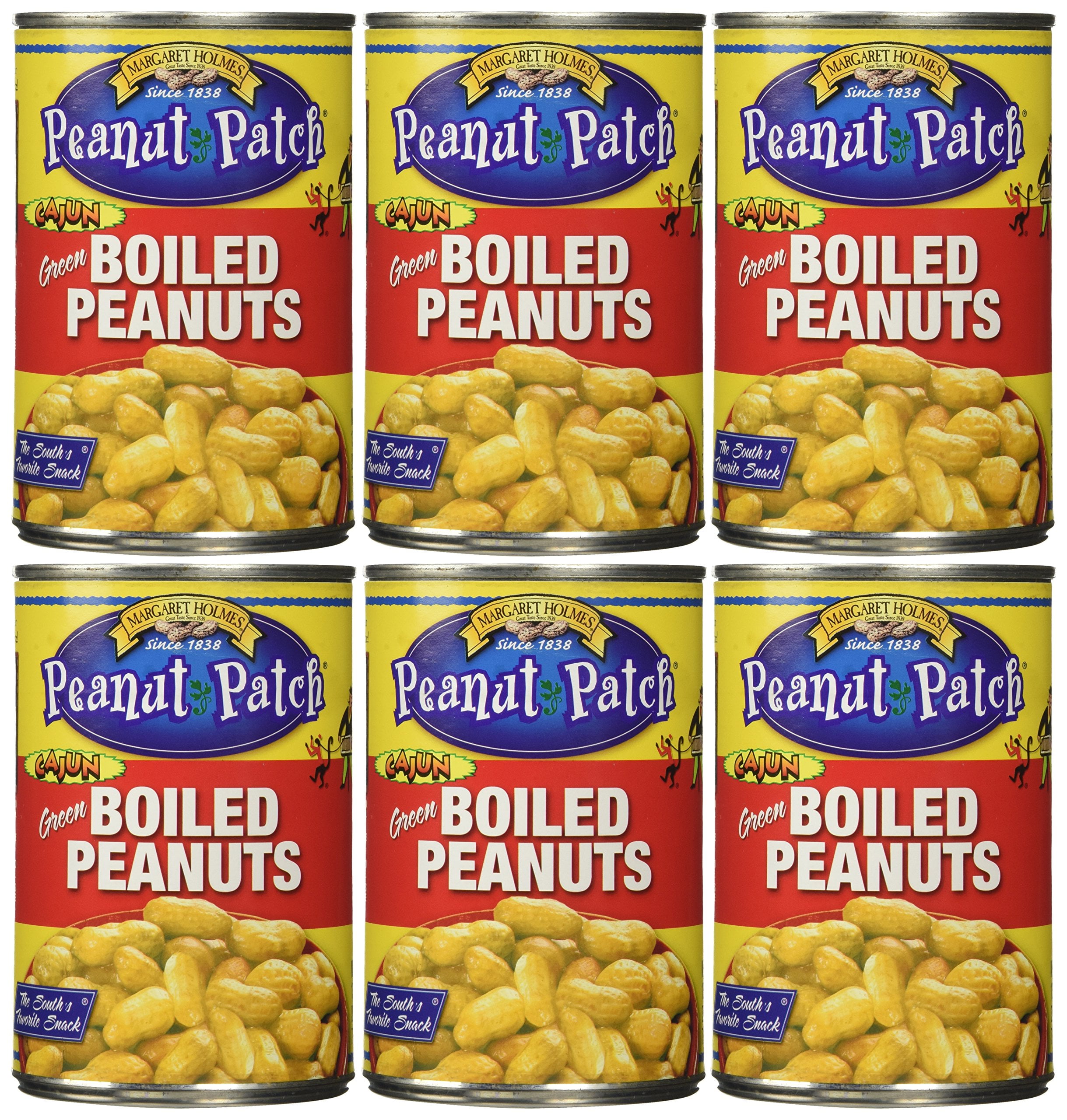 Margaret Holmes 6 Piece SR25 Cajun Style Boiled Peanuts, 5.95 Pound ...