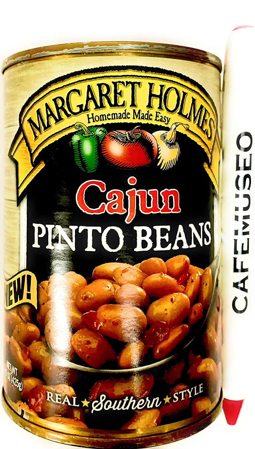 Margaret Holmes Cajun Pinto Beans 15 Ounces (Pack of 12) Includes ...