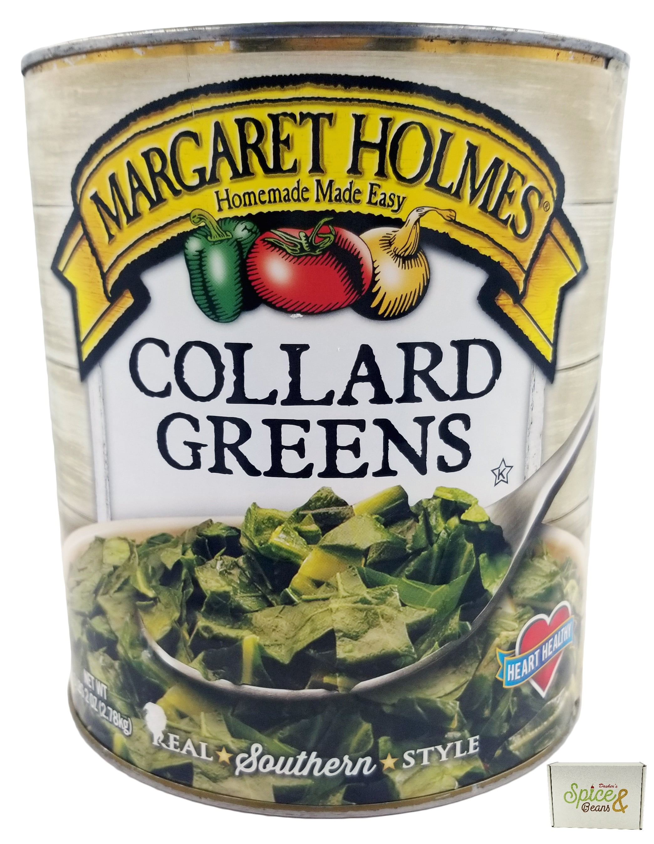 Margaret Holmes Collard Greens - 98 oz. - Walmart.com