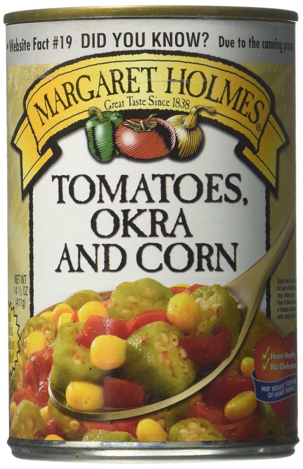 Margaret Holmes, Tomato, Okra & Corn, 14.5oz Can (Pack of 6) - Walmart.com