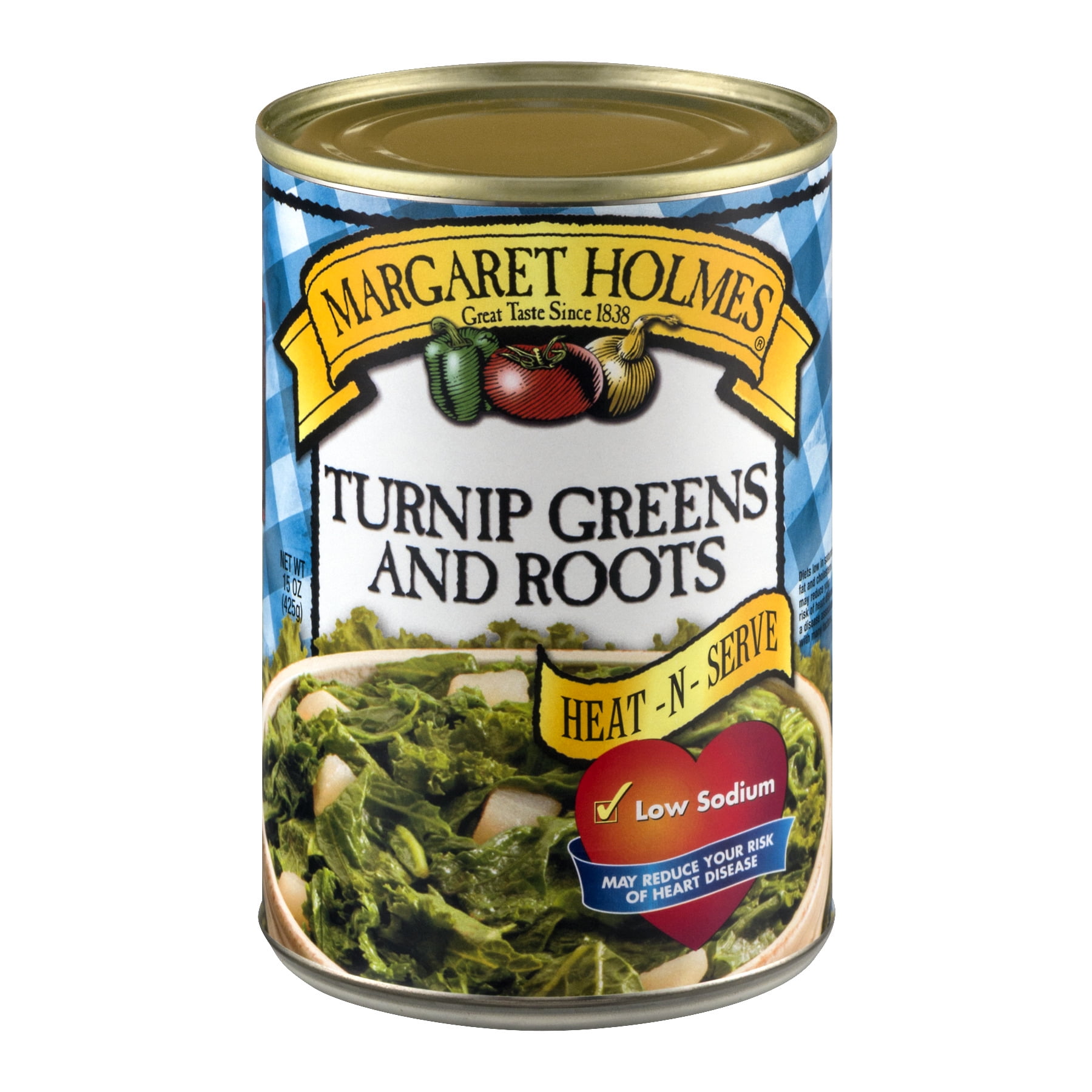Margaret Holmes Turnip Greens and Roots, 14.5 oz, Ready to Serve ...