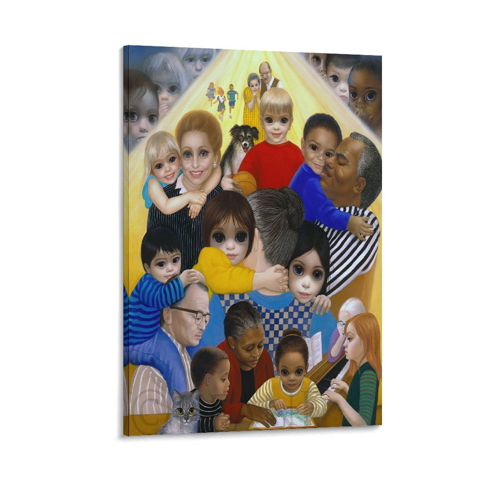Margaret Keane Important Moment Poster Painting On Canvas Wall Art ...