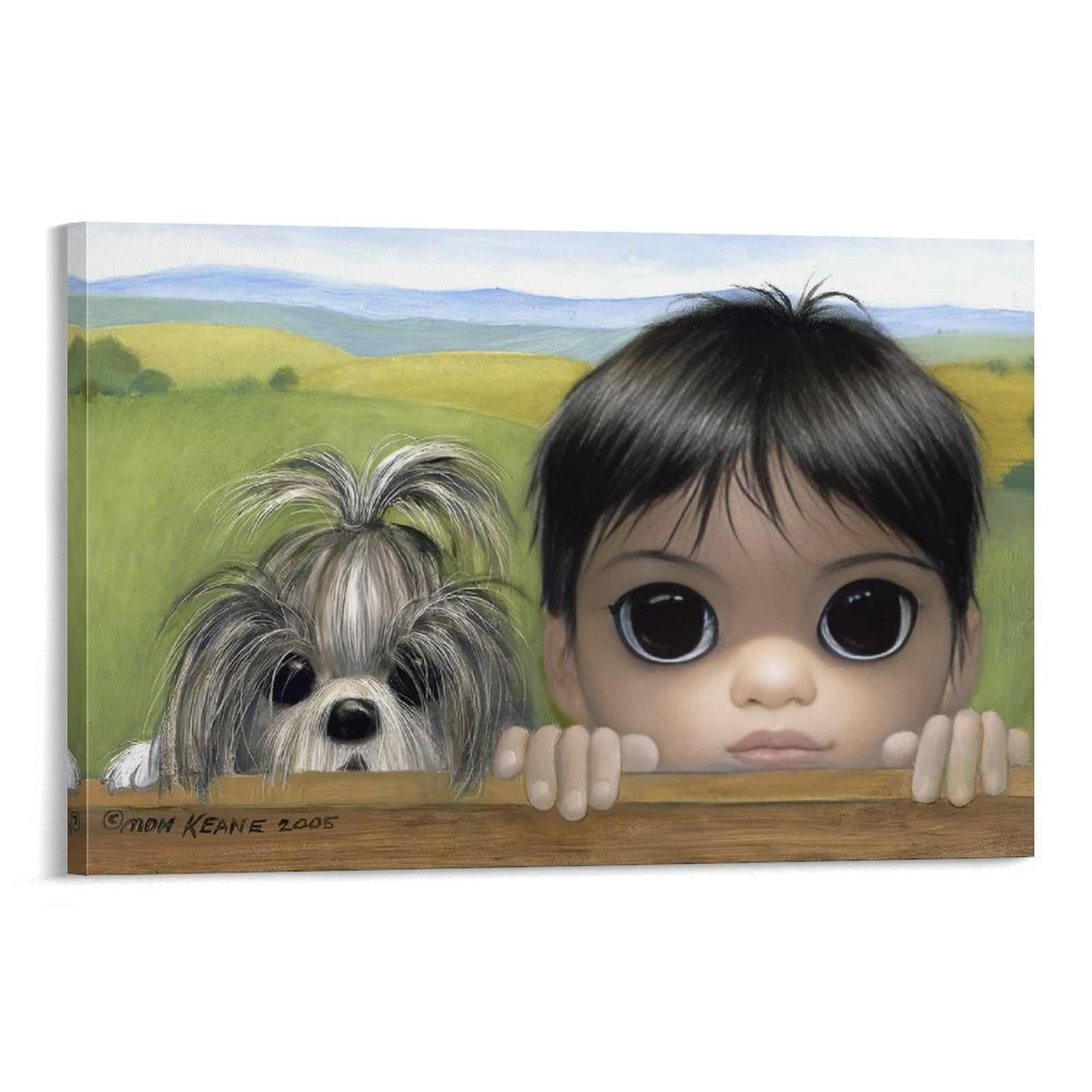 Margaret Keane We Roam Poster Posters Wall Art Painting Canvas Gift ...