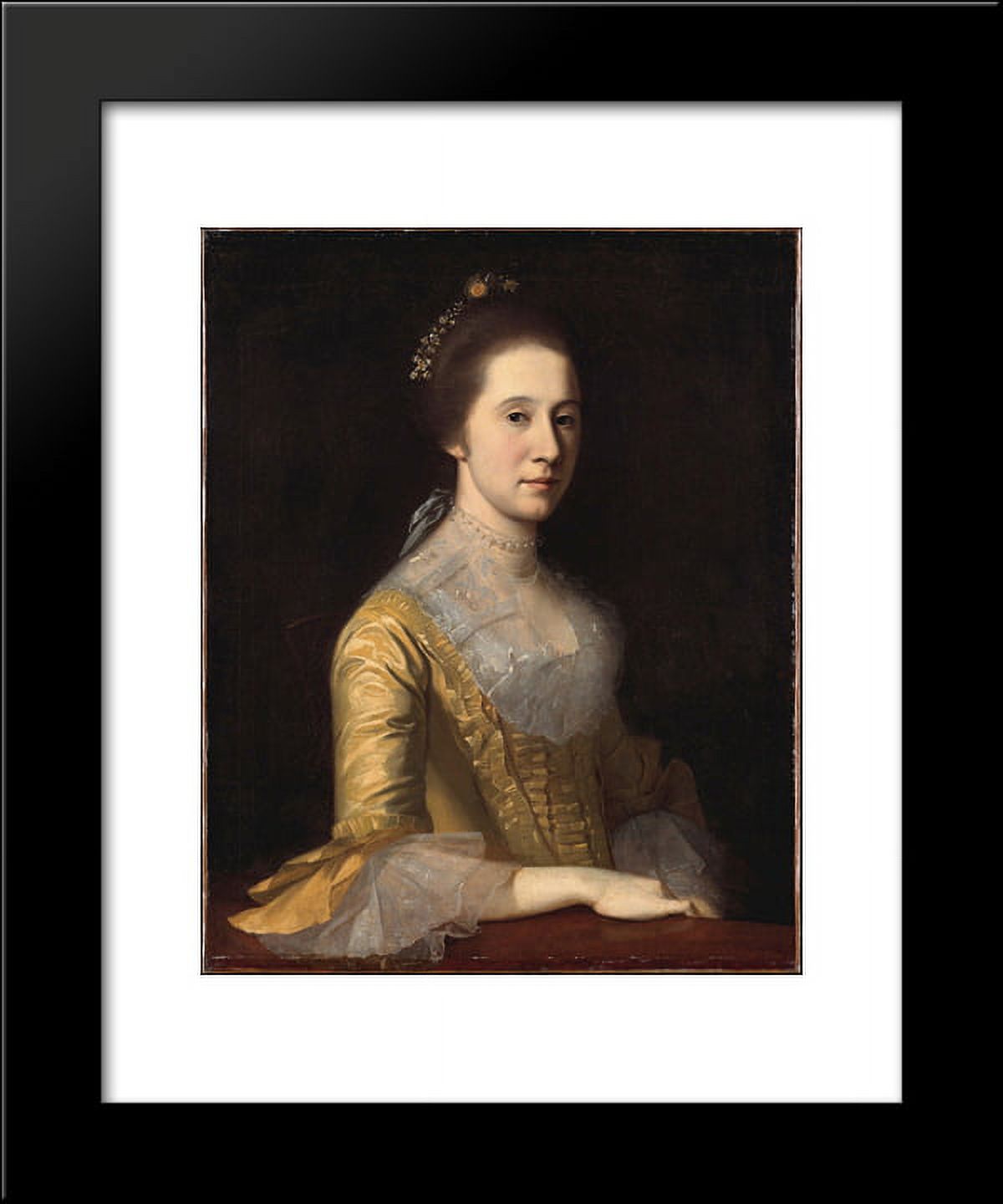 Margaret Strachan (Mrs. Thomas Harwood) 20x24 Framed Art Print by Peale ...