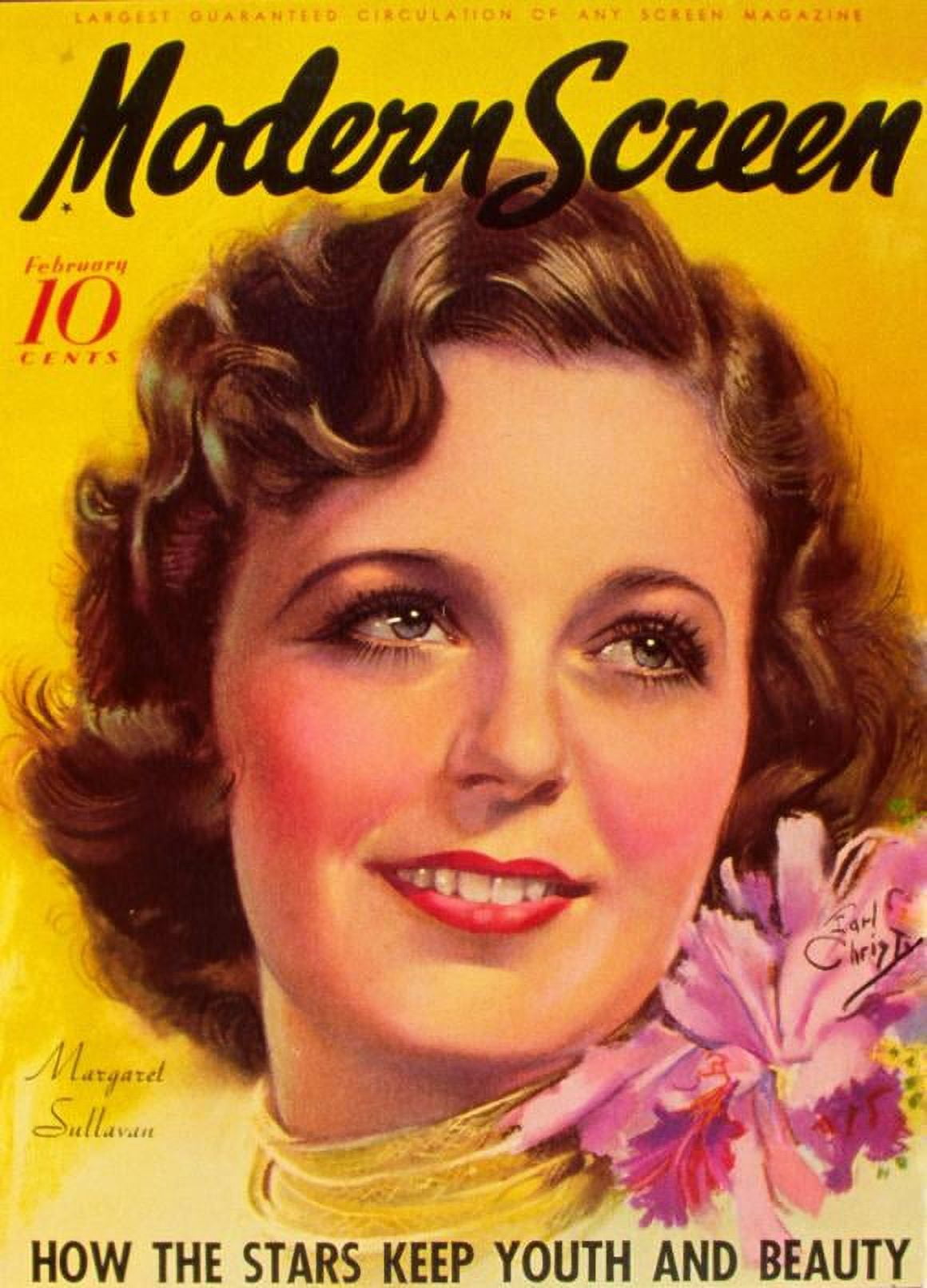 Margaret Sullavan - movie POSTER (Modern Screen Magazine Cover 's Style ...
