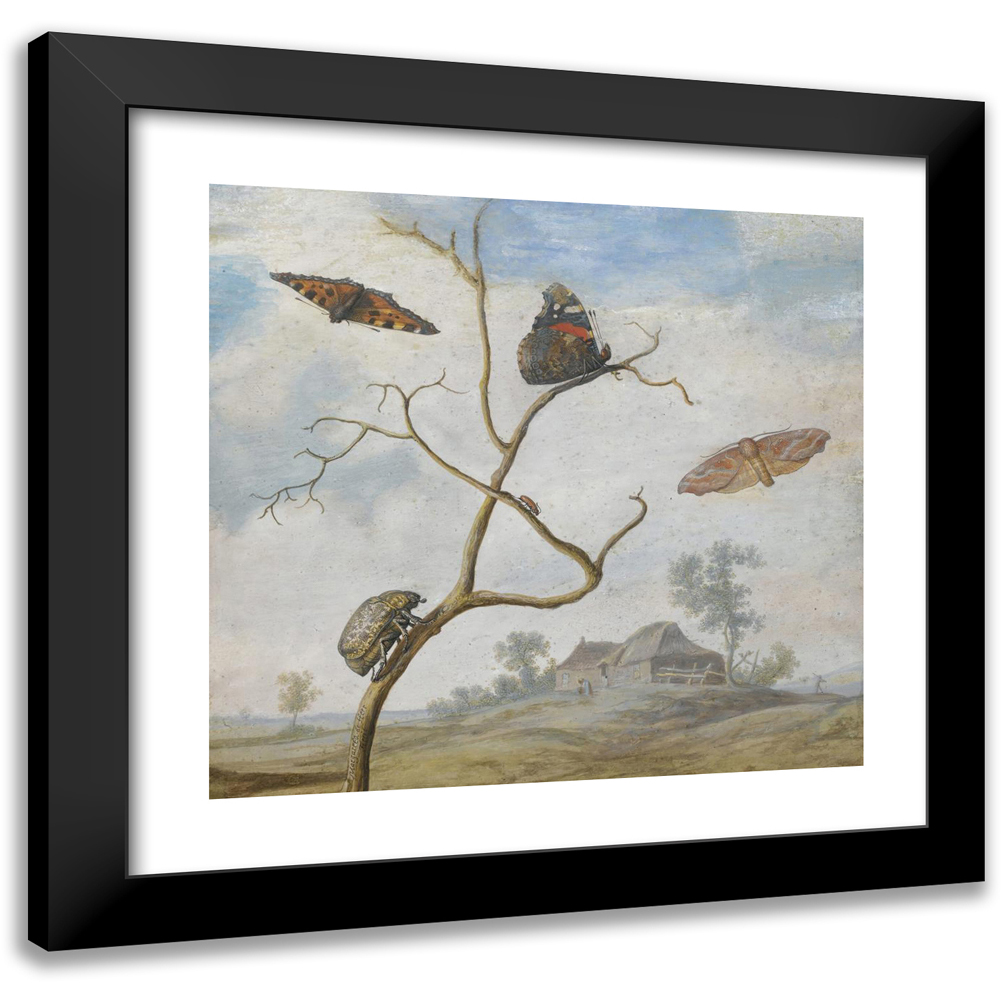 Margareta de Heer 21x20 Black Modern Framed Museum Art Print Titled - A ...