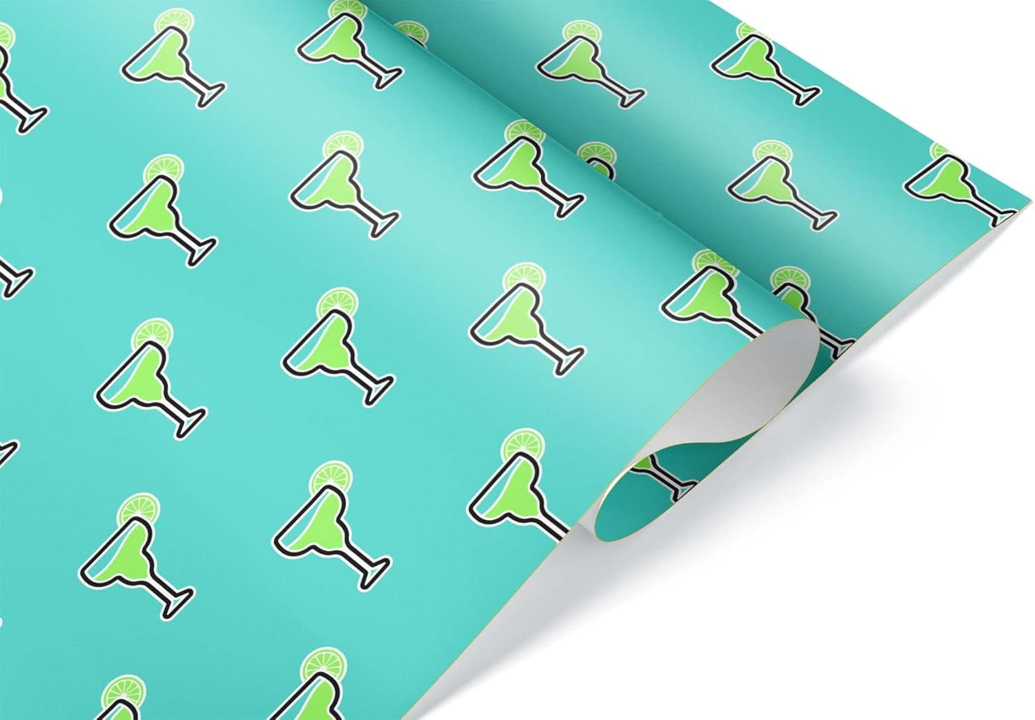 Margarita Gift Wrap Thick Wrapping Paper Alcohol Drinking Theme ...