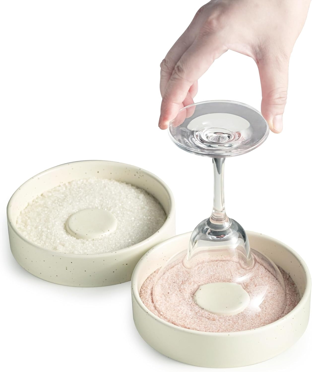 Margarita Salt Rimmer Set, Ceramic Bar Glass Rimmer for Margarita and ...