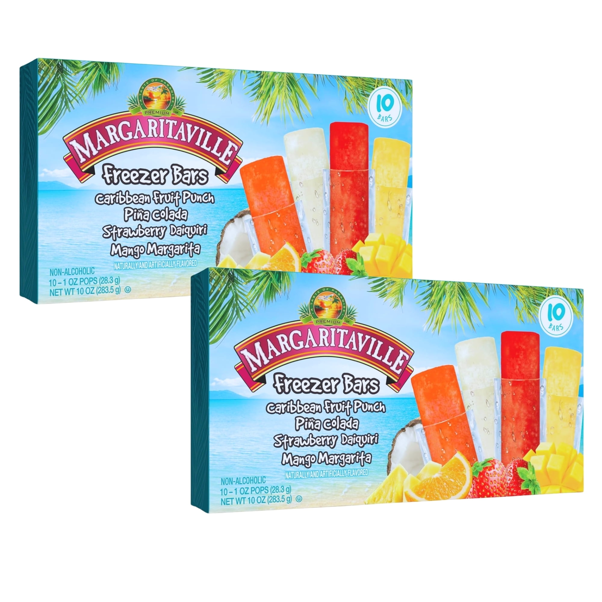Margaritaville Assorted Tropical Pops Candy Bars, Caribbean Punch, Piña ...