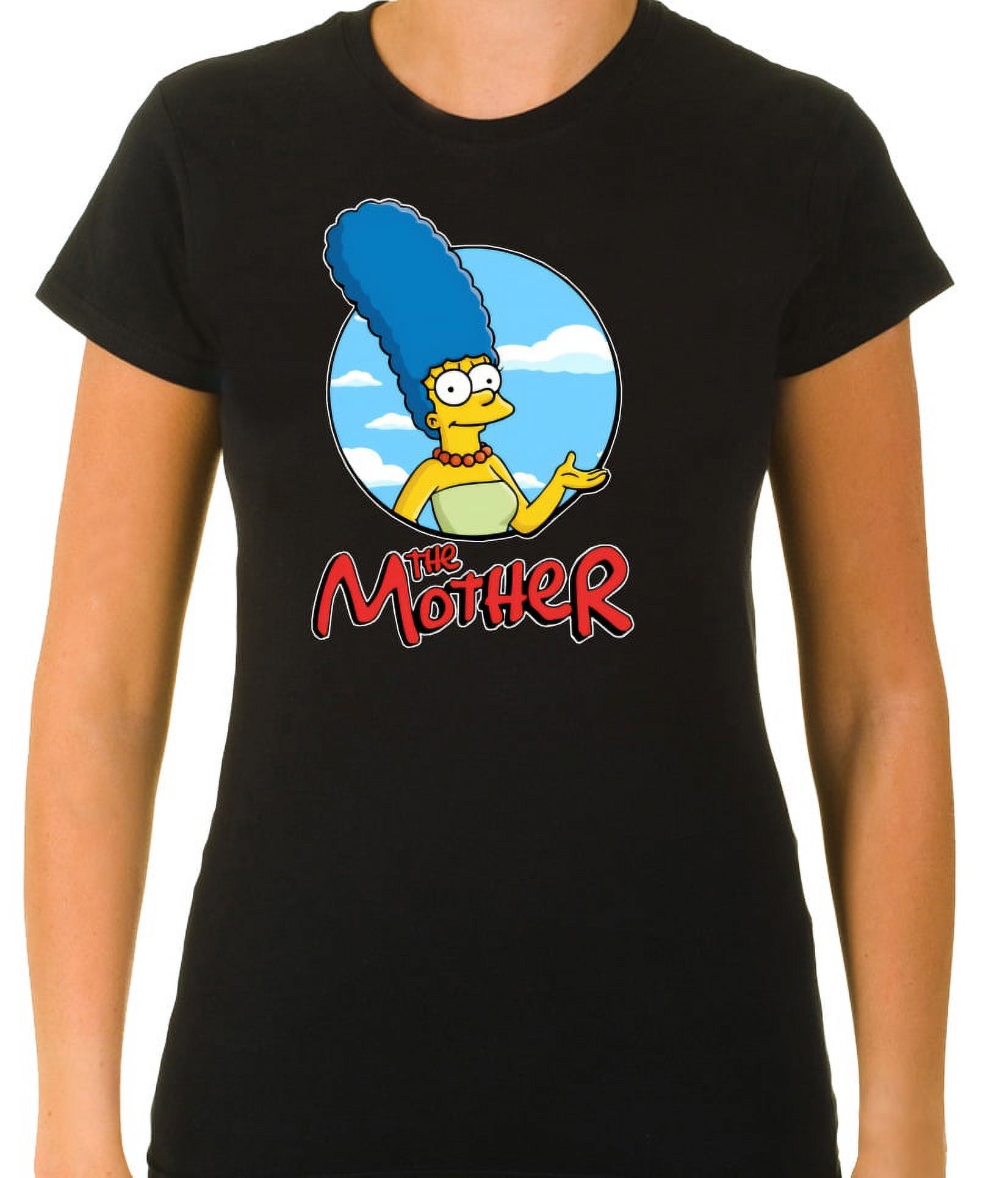 Marge Simpson, The Mother 3/4 Short Sleeve TShirt Woman G804 - Walmart.com