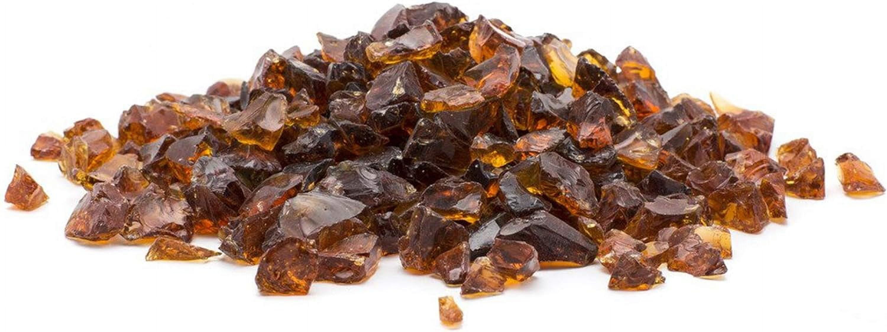 Margo Outdoor Living 10 lb. 1/4" Amber Fire Glass for Natural or ...
