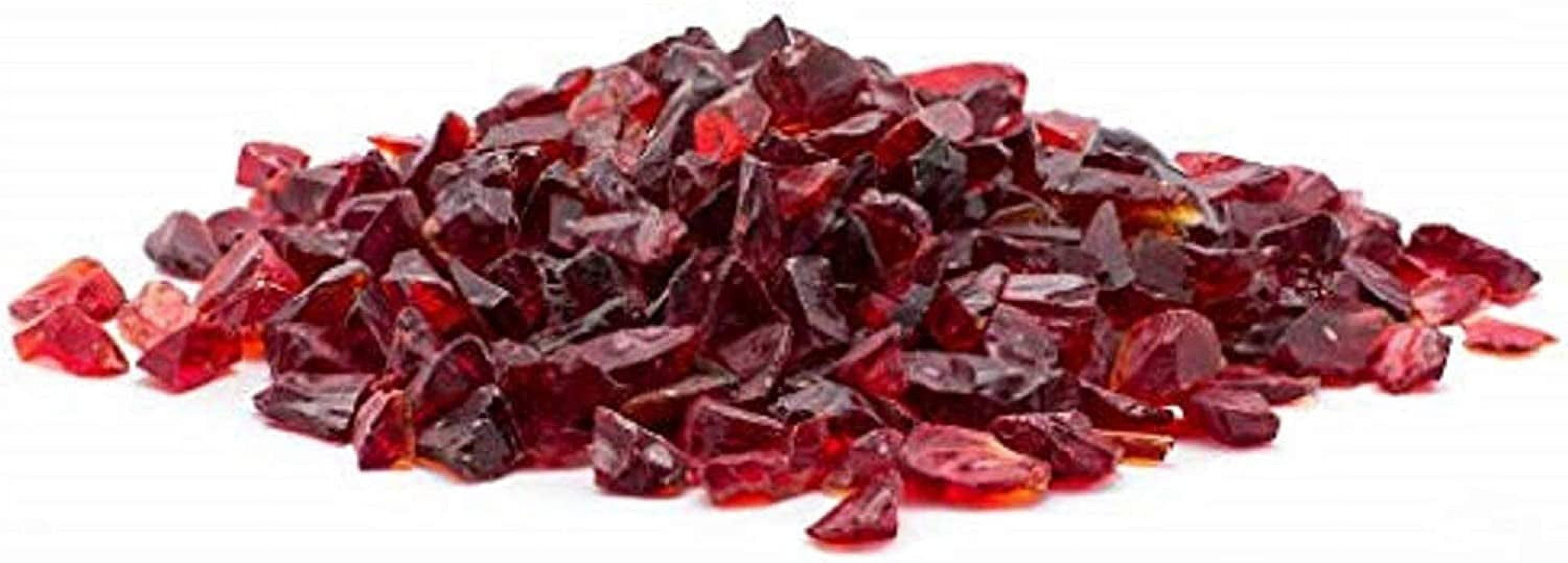 Margo Outdoor Living 20 lb. 1/2" Red Fire Glass for Natural or Propane ...