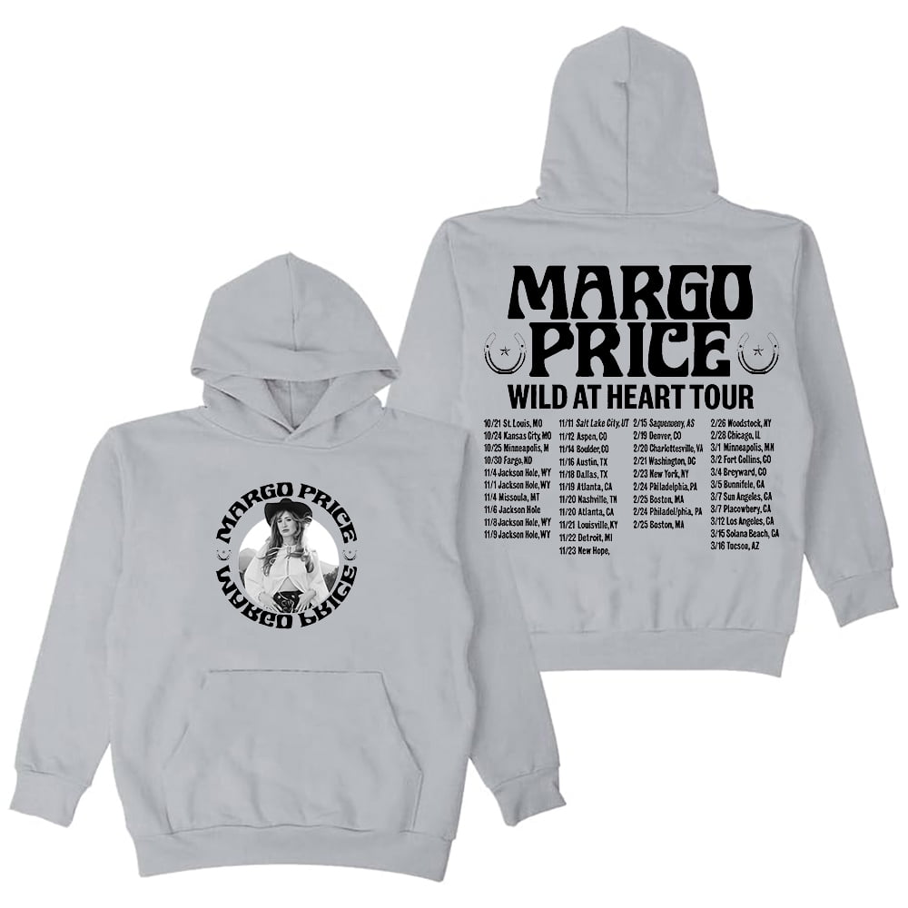 Margo Price Wild At Heart Tour 2025 Hoodie Long Sleeve Streetwear Men ...