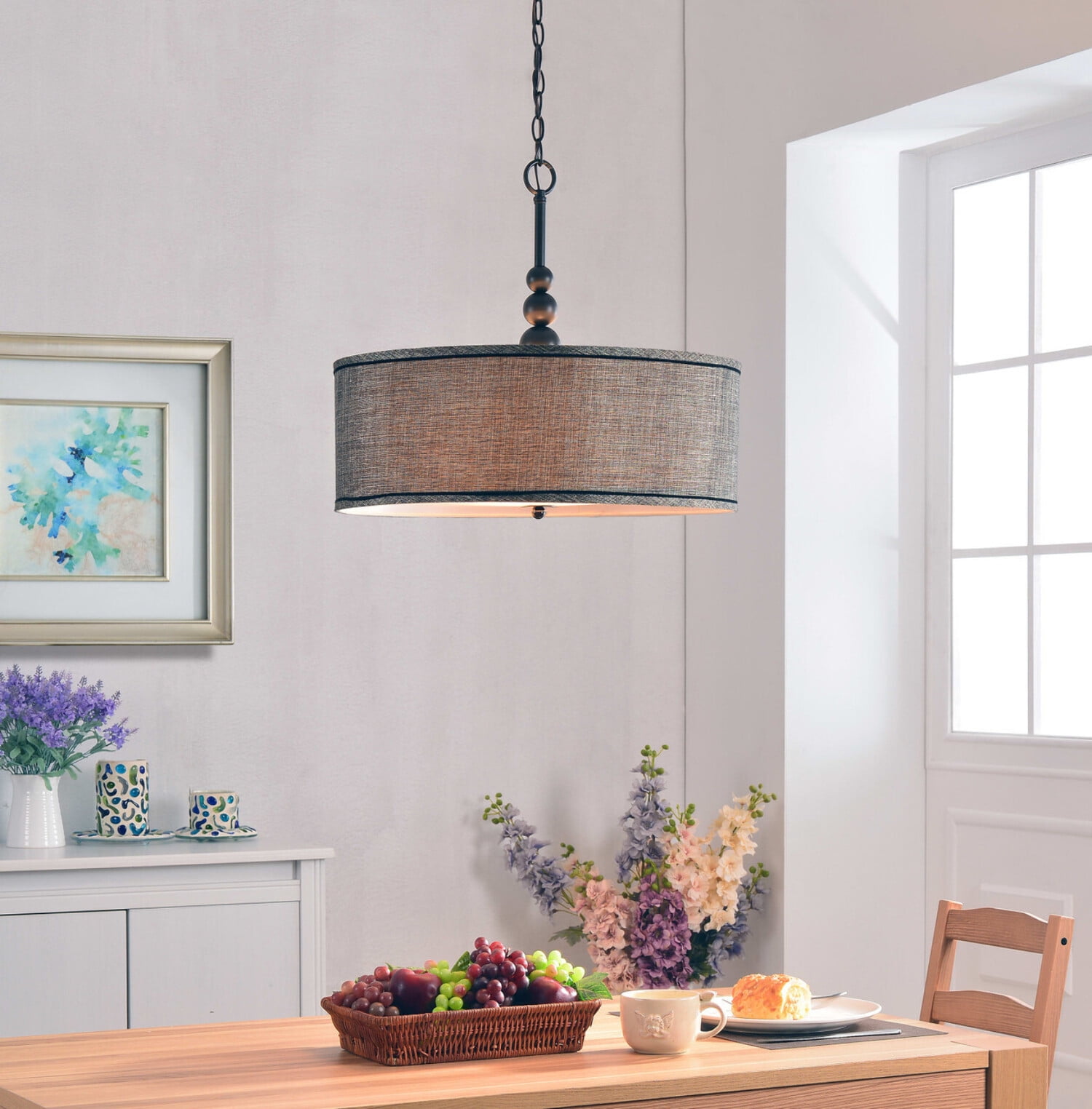 Margot 3 Light Pendant with Bronze Finish - Walmart.com