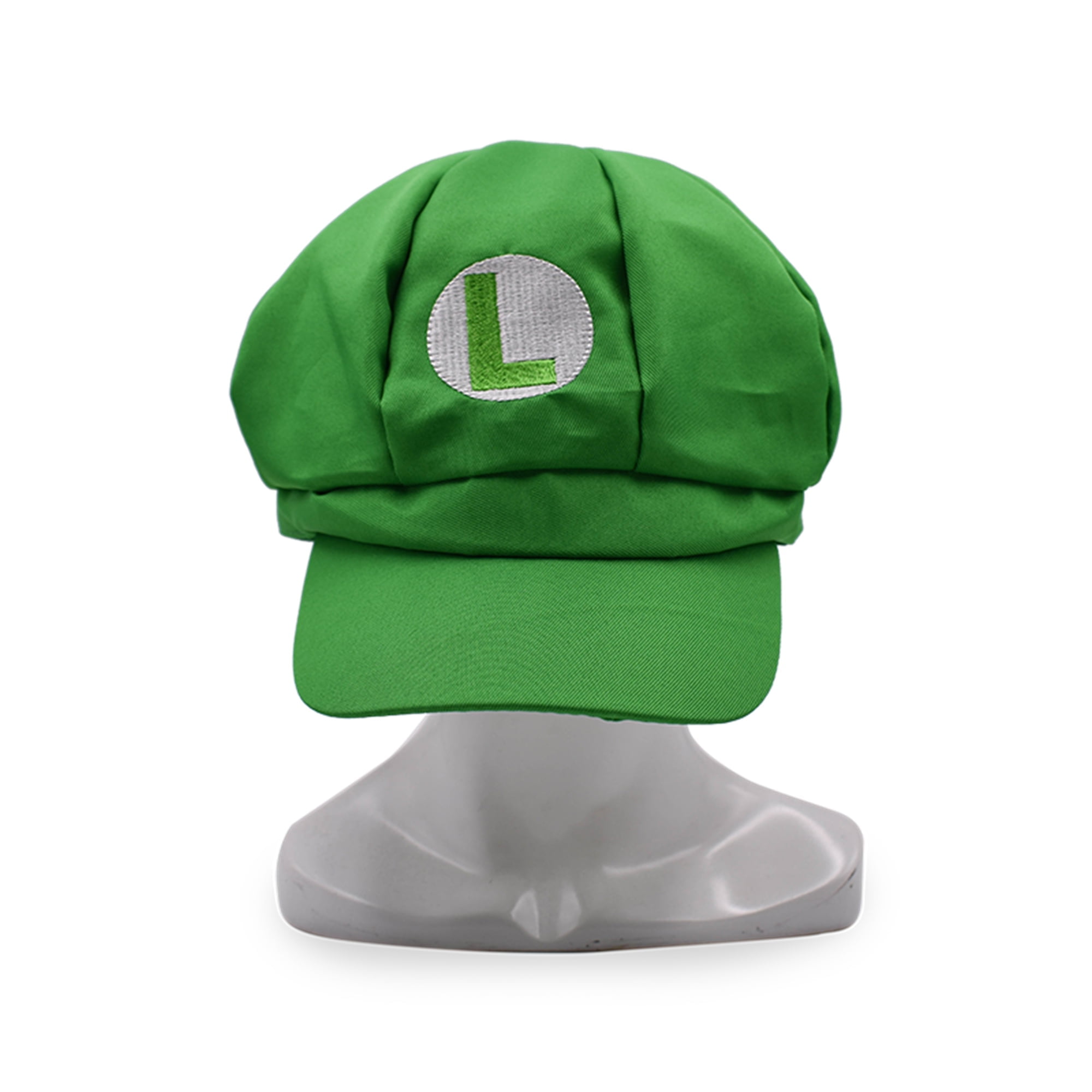 Mari0 Brothers Cosplay Luigi L Logo Baseball Cap, Hat for Adult,Green ...