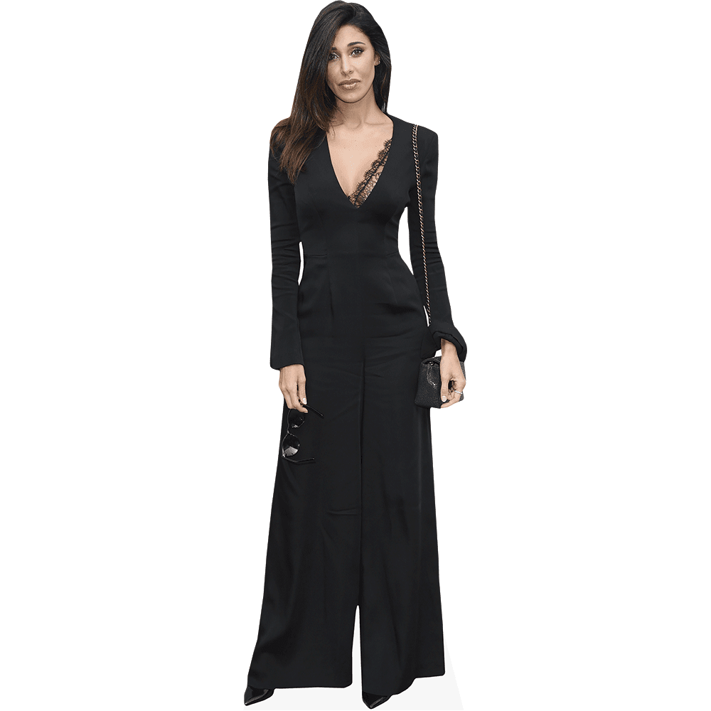 Maria Belen Rodriguez Cozzani (Black Dress) Mini Cardboard Cutout ...