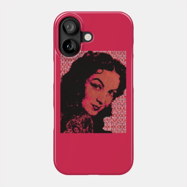 Maria Felix Pixel Art Vintage Phone Case Compatible across iPhone 11-17 ...