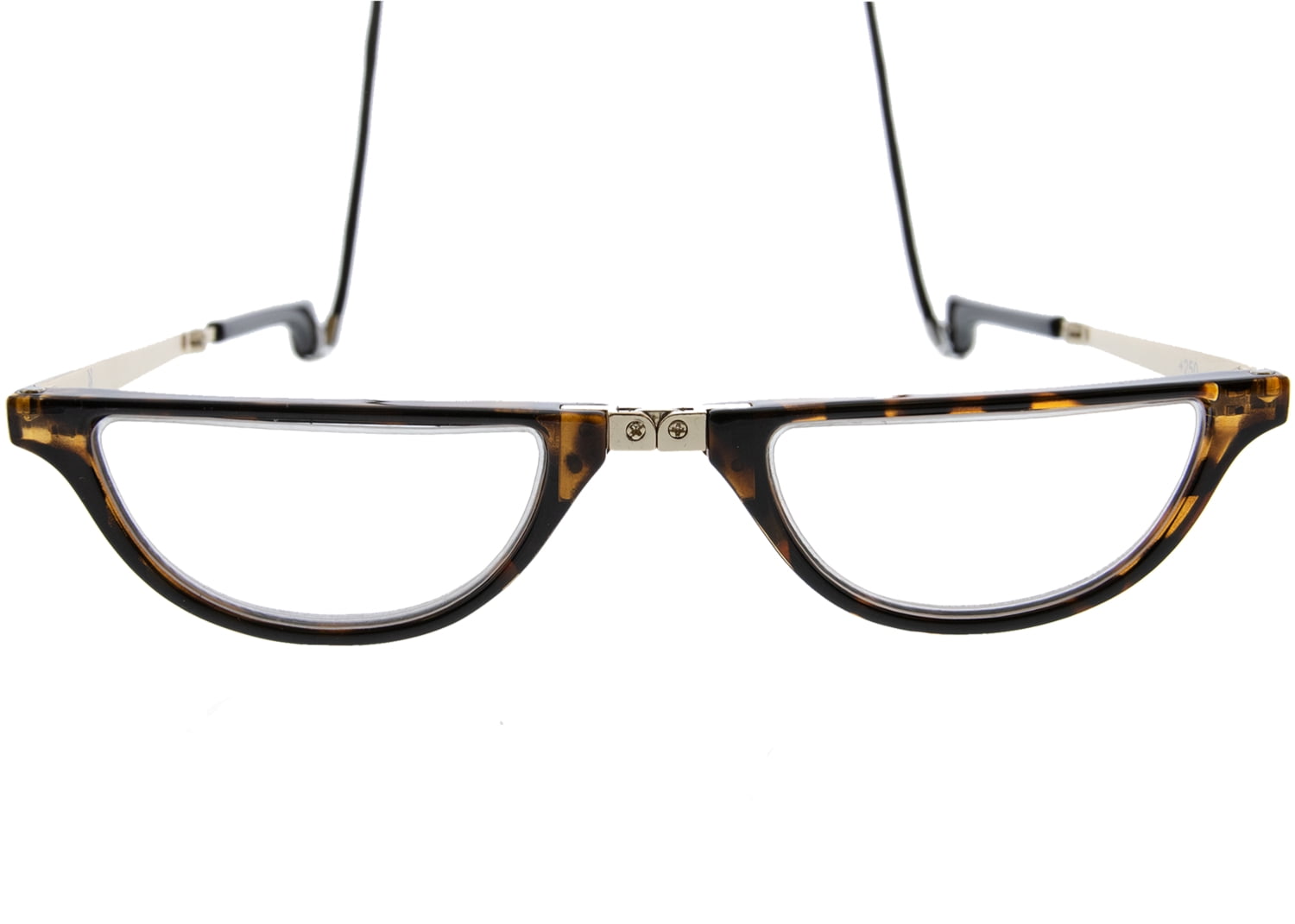 Maria Foldable Round Tortoise Shell Black Cord, Neckglasses Pendant ...