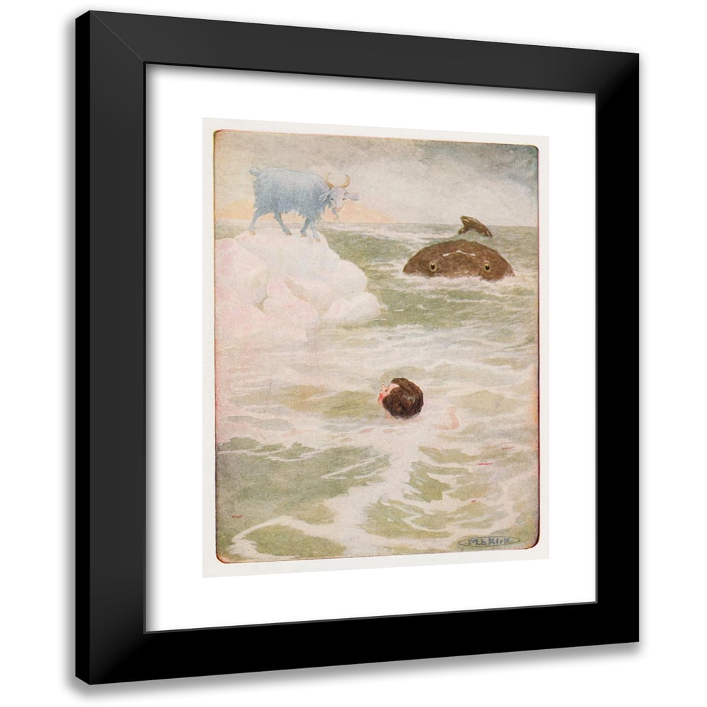 Maria Louise Kirk 14x18 Black Modern Framed Museum Art Print Titled ...