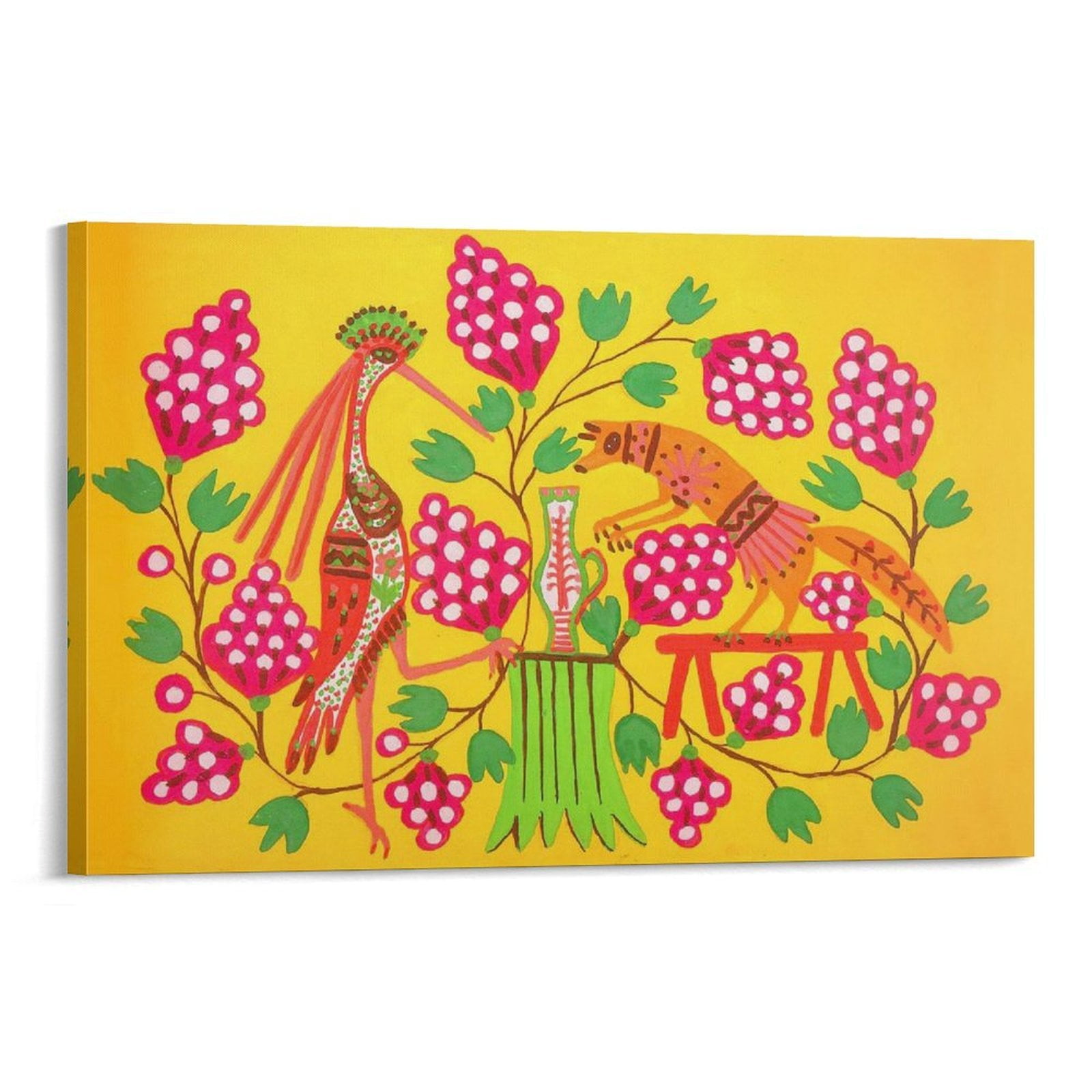 Maria Prymachenko Was A Ukrainian Folk Artist Born in 1908《Crane Makes ...