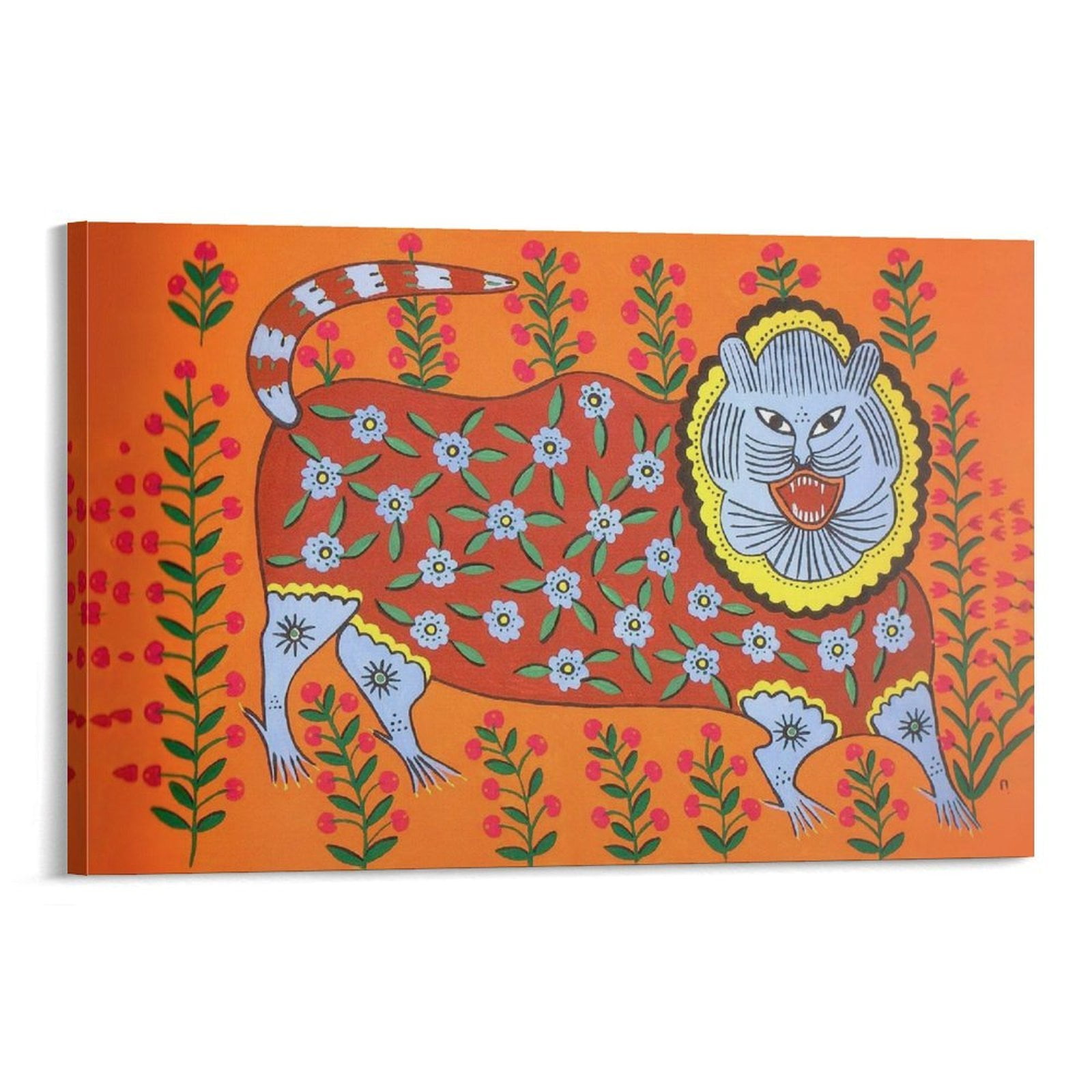 Maria Prymachenko Was A Ukrainian Folk Artist Born in 1908《Tiger Laughs ...