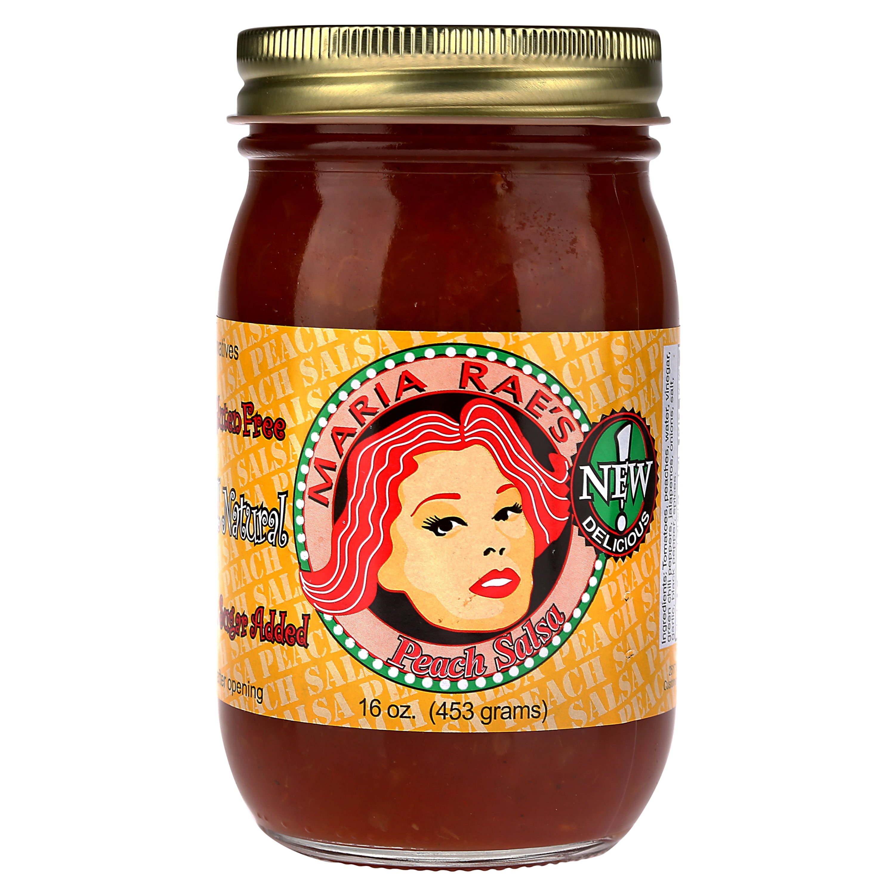 Maria Rae's Black Peach Salsa, 16 oz - Walmart.com